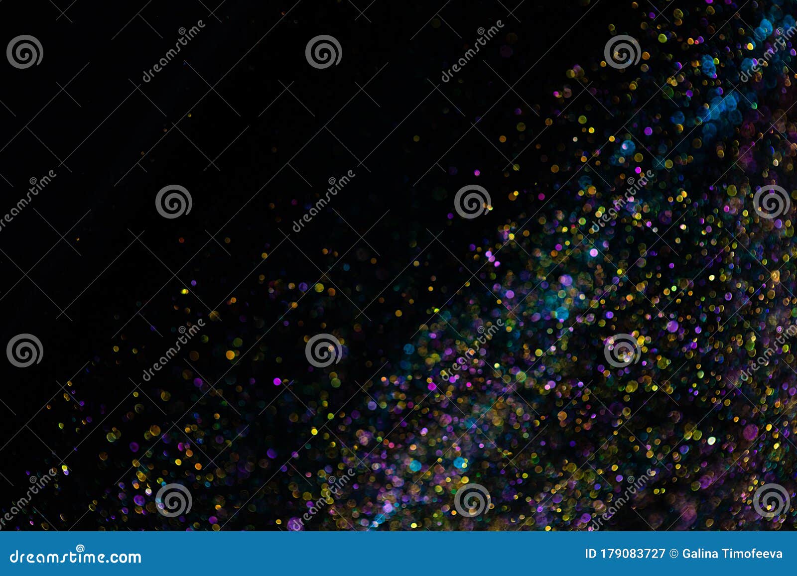 Festive Twinkle Lights Background, Abstract Sparkle Backdrop With Stars, Modern Design Overlay ...