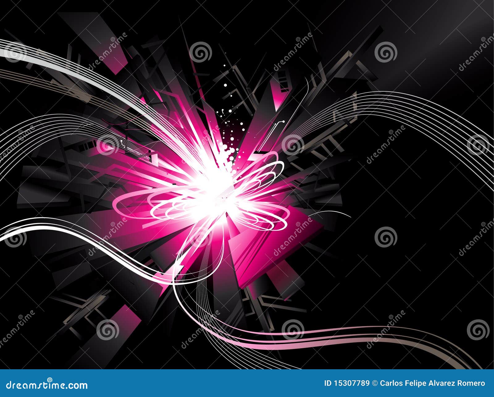 Festive Violet Light Abstract Stock Vector - Illustration of star ...