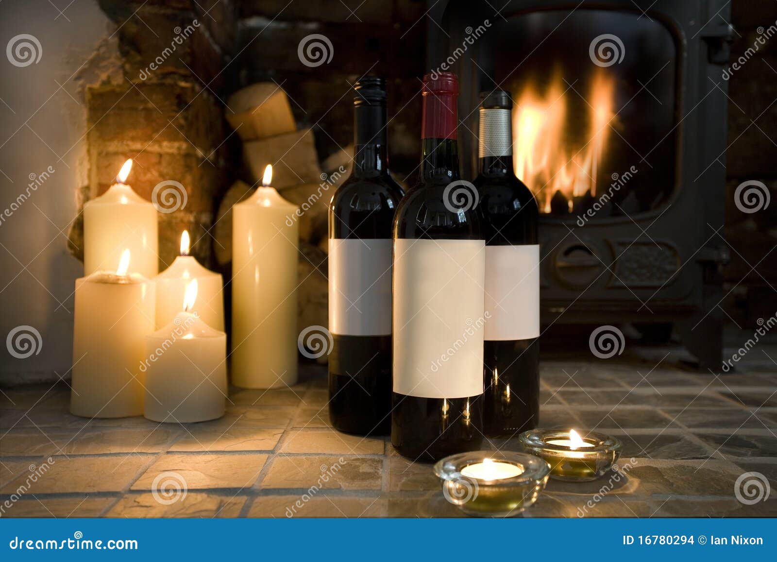 Festive Wine stock photo. Image of fire, cheers, season - 16780294