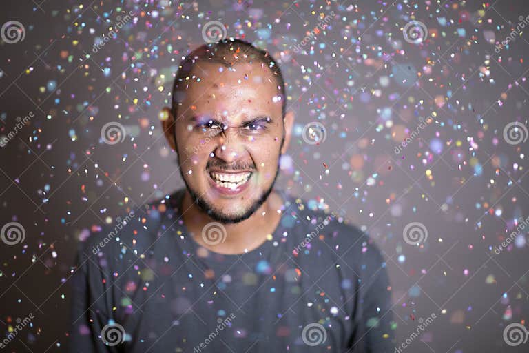 Festive young man stock image. Image of festival, element - 86823447