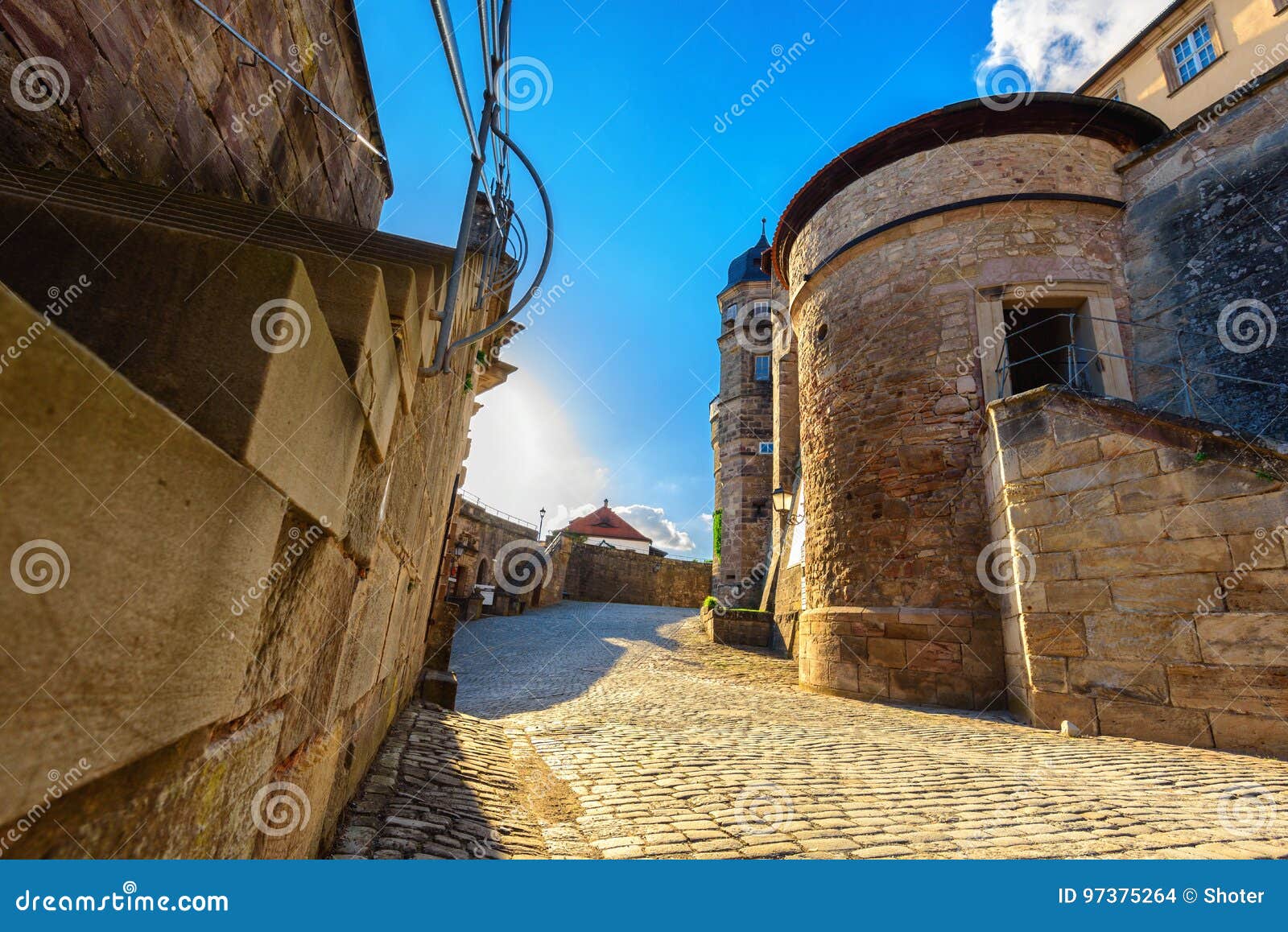 Festung Rosenberg - Kronach Stockfoto - Bild von besichtigung ...