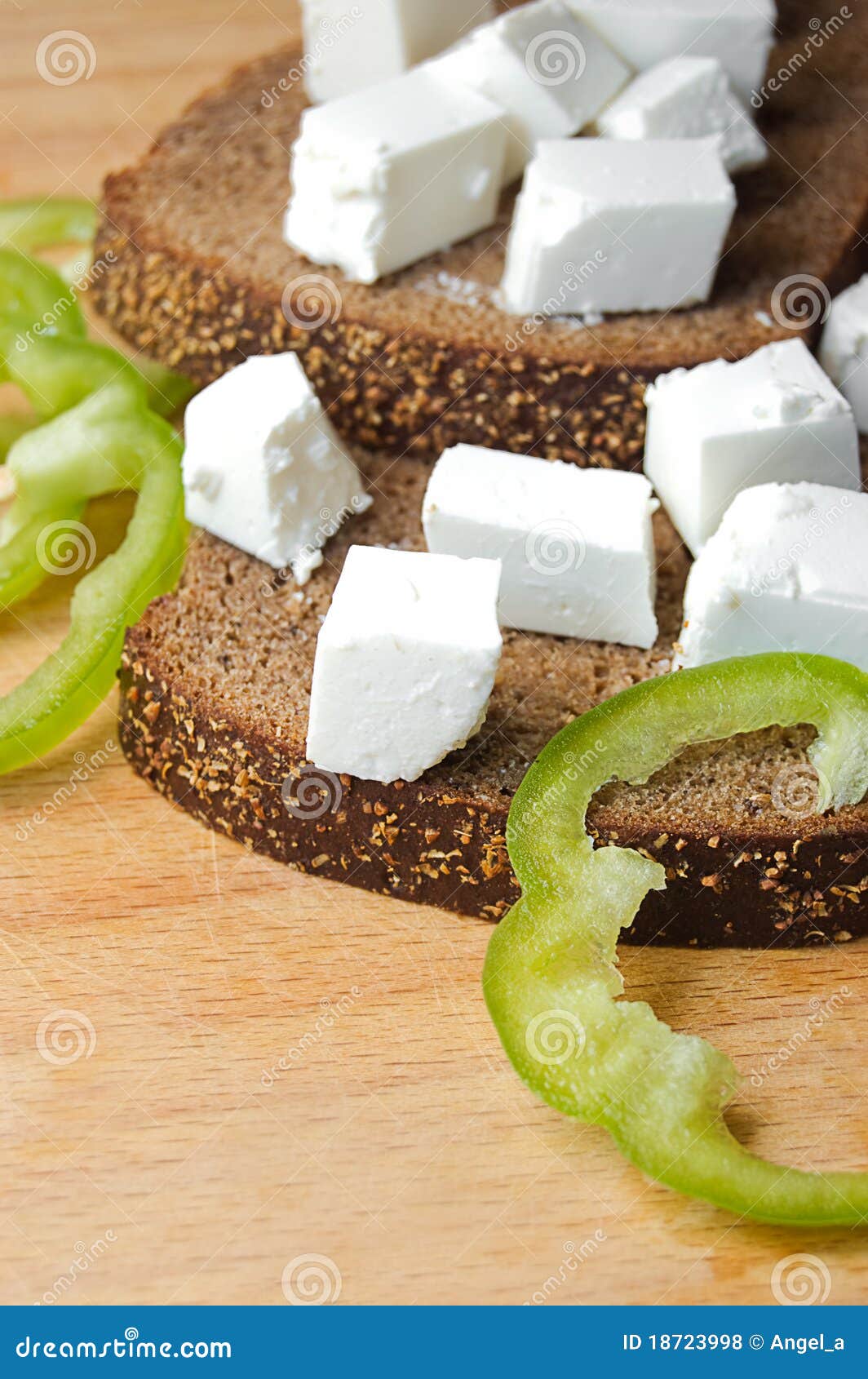 Feta cheese cubes stock photo. Image of milk, cooking - 18723998