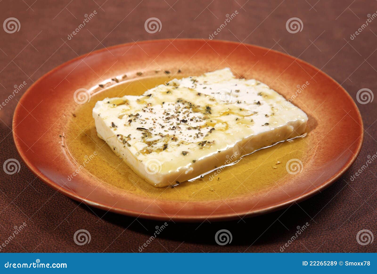 Feta cheese with oil stock image. Image of starter, restaurant - 22265289