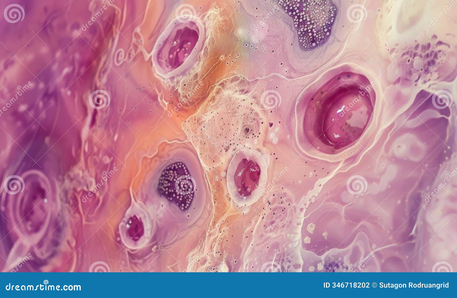 Fetal Ovary: Oocyte Development Micrograph Depicting Leptotene And ...