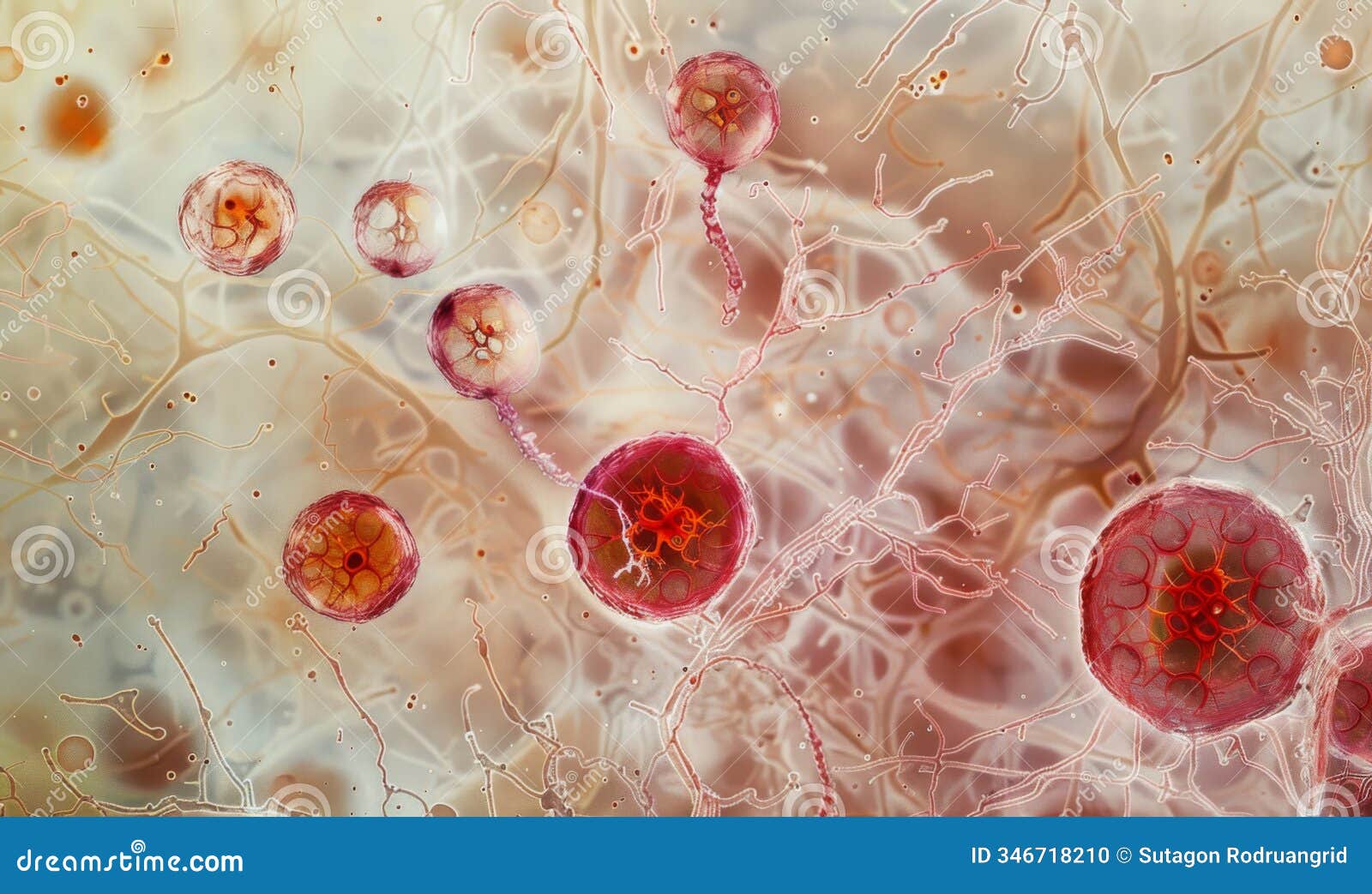 Fetal Ovary: Oocyte Development Micrograph Depicting Leptotene and ...