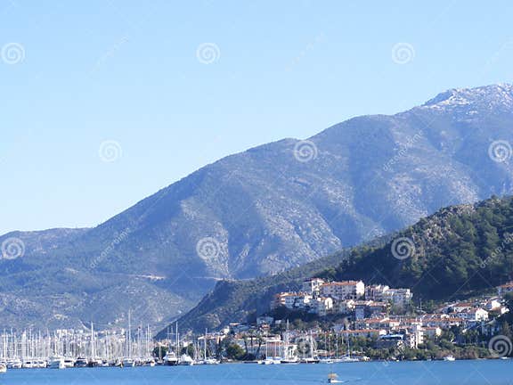 Fethiye Bay stock photo. Image of luxury, hillside, luxurious - 15043610