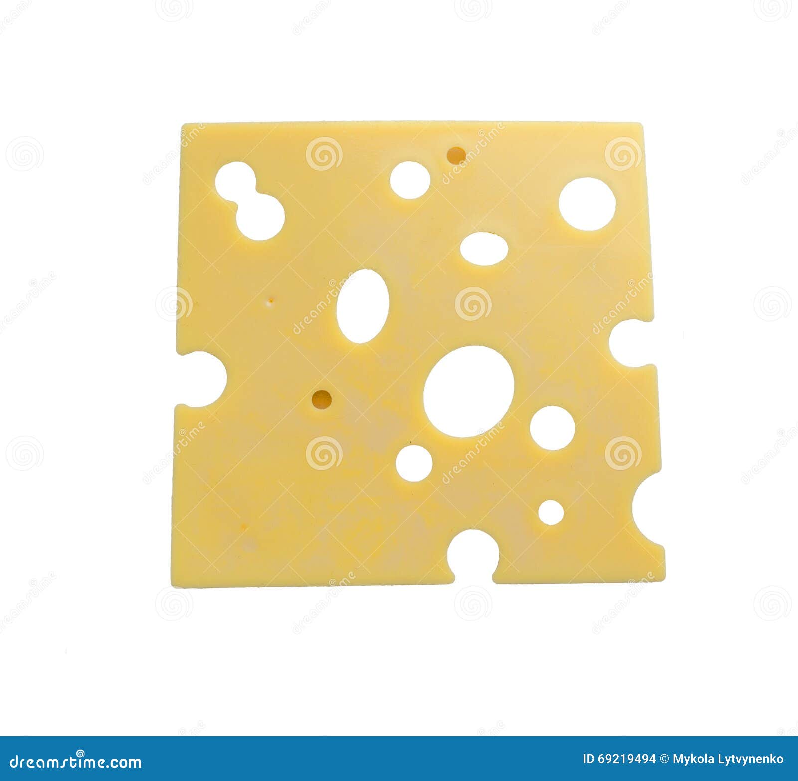 Fetta del formaggio fotografia stock. Immagine di affettato - 69219494