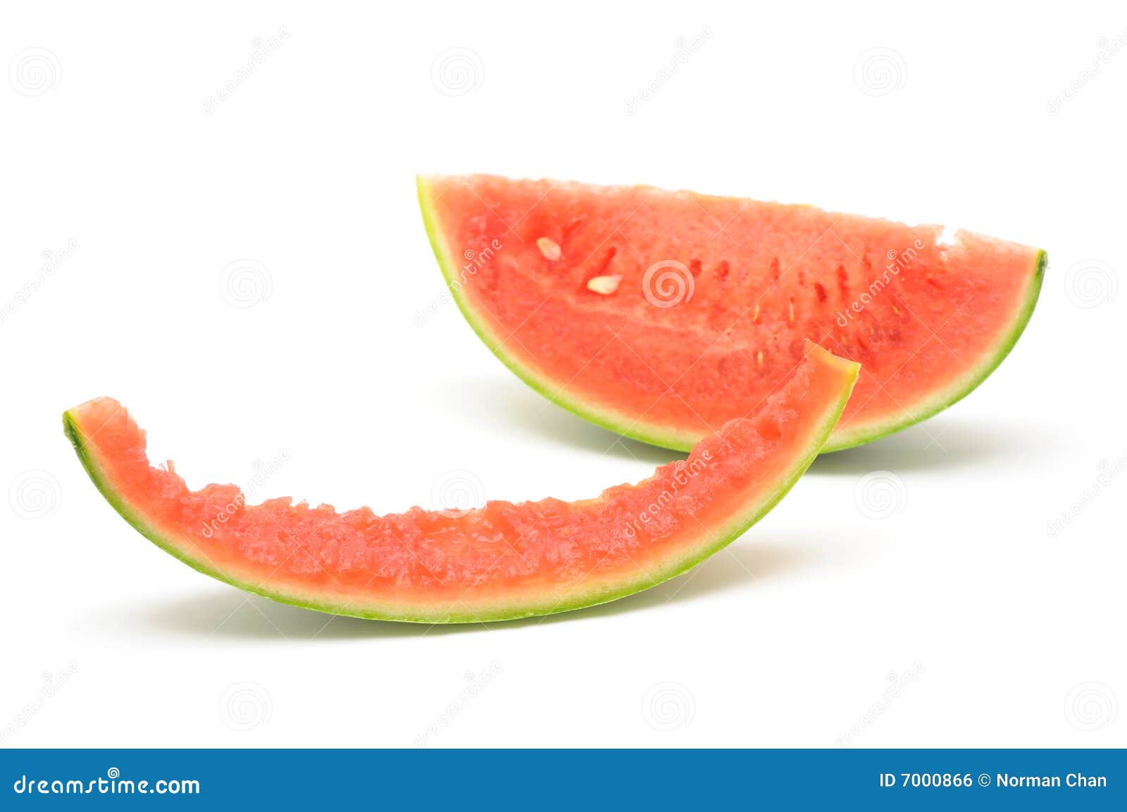 Fetta Di Anguria E Di Pelle Fotografia Stock - Immagine di isolato ...