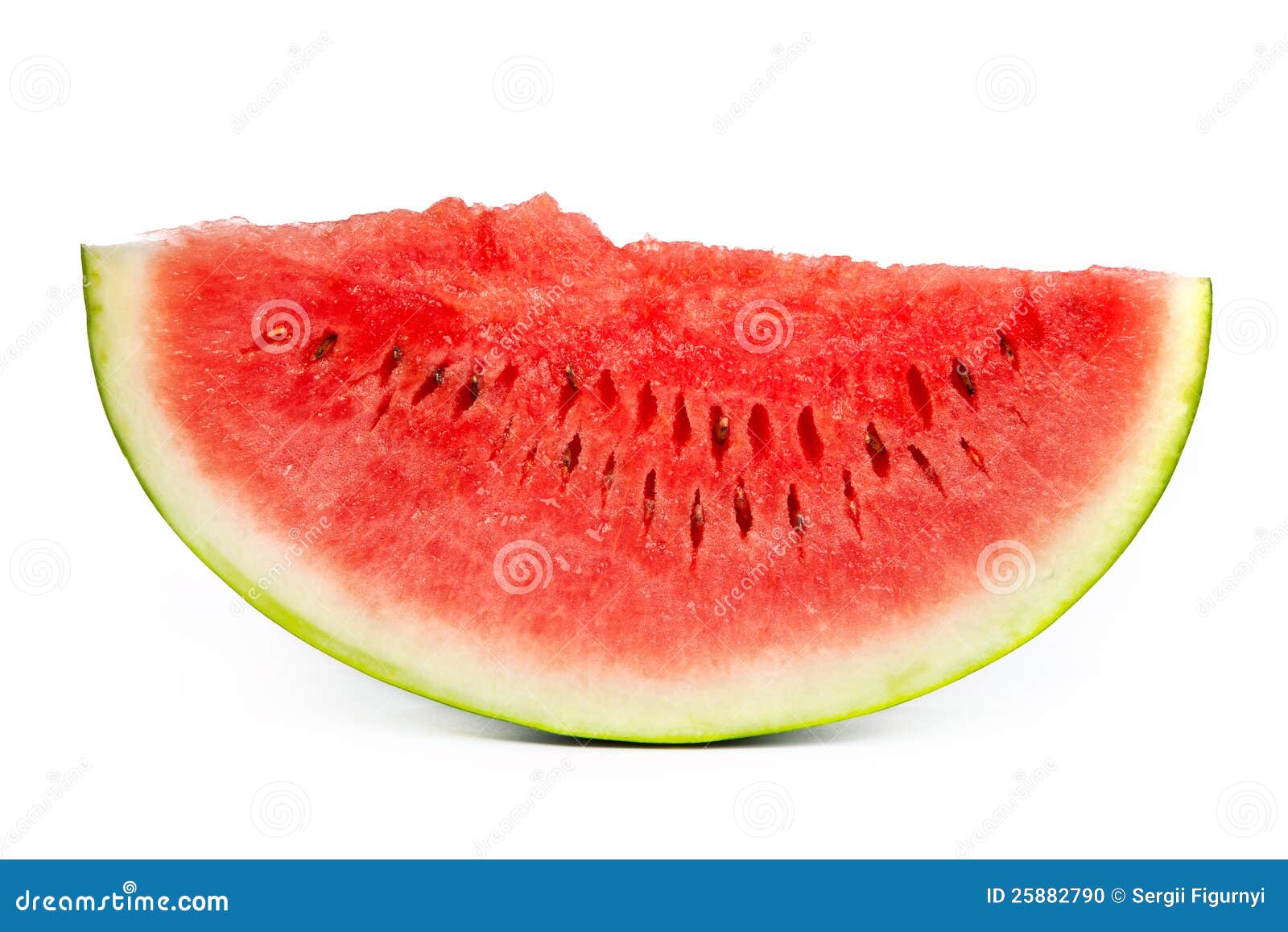 Fetta Di Anguria Isolata Su Bianco Fotografia Stock - Immagine di ...
