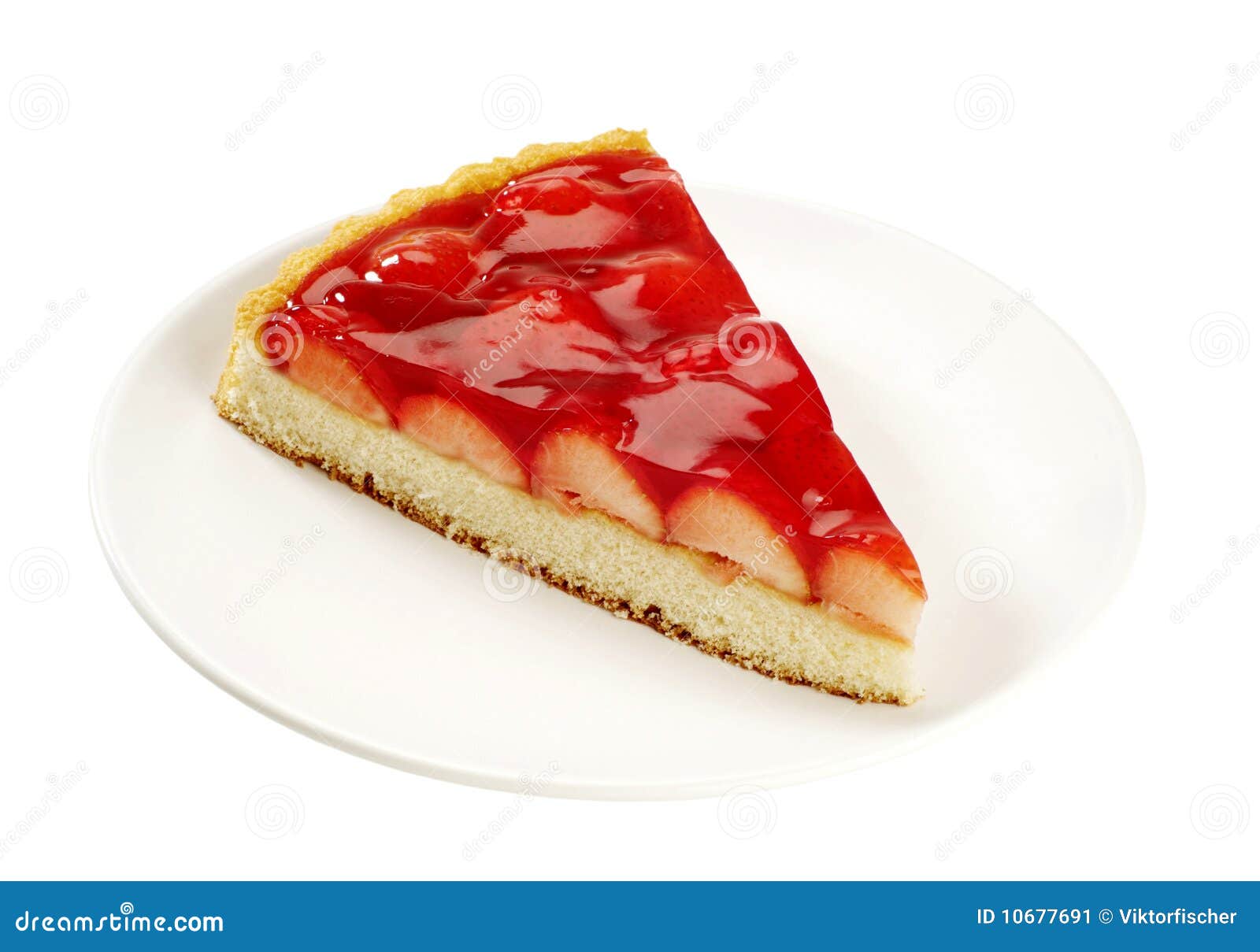 Fetta Di Torta Della Fragola Immagine Stock - Immagine di saporito ...