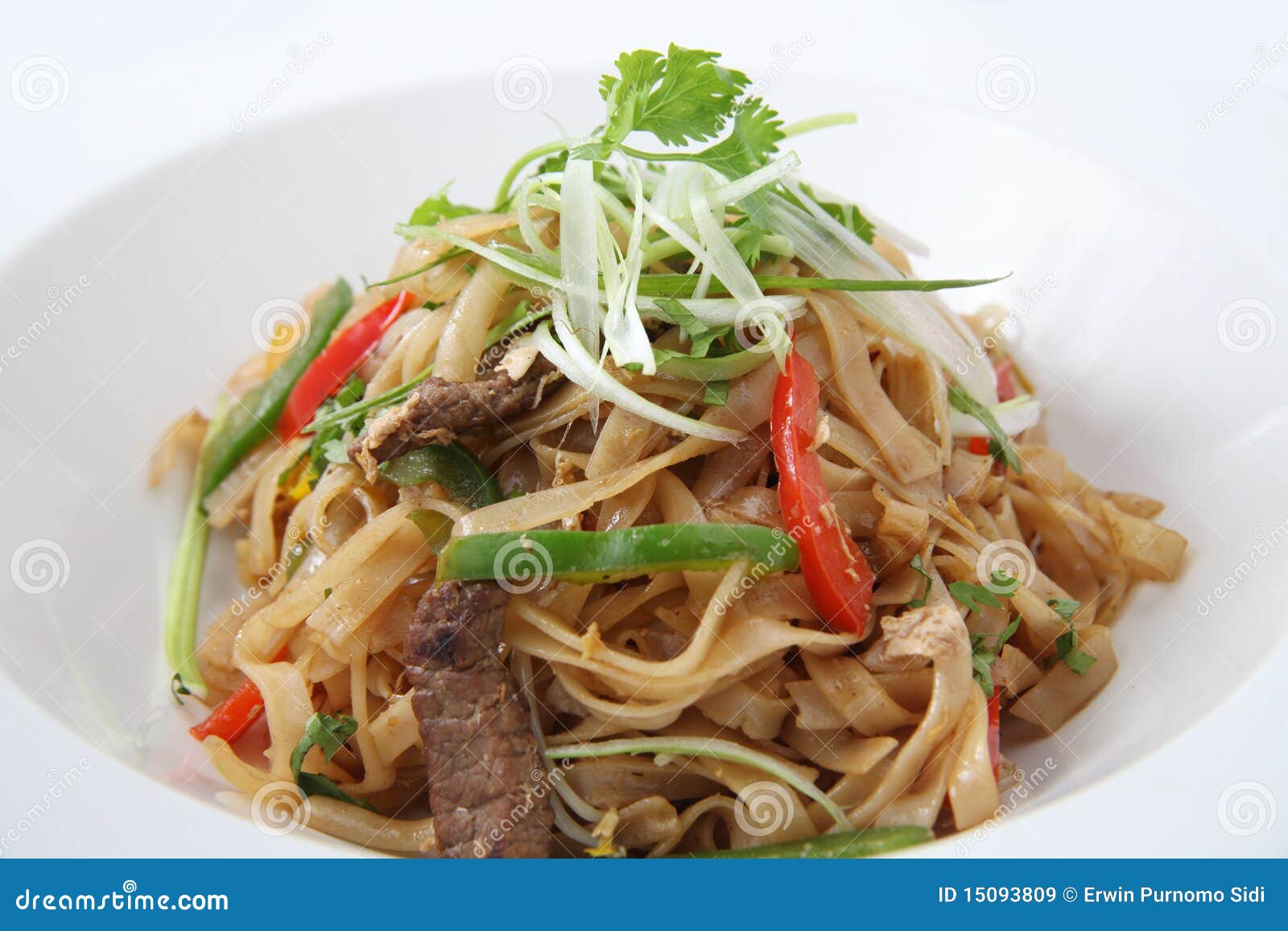 Fettuccine pasta stock image. Image of cuisine, portion - 15093809