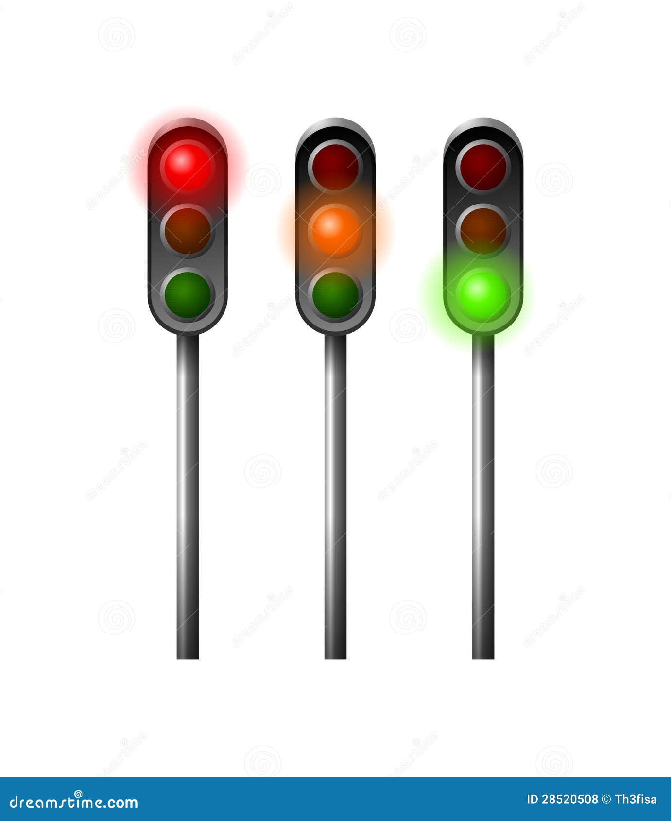 Feu de signalisation illustration stock. Illustration du signe - 28520508