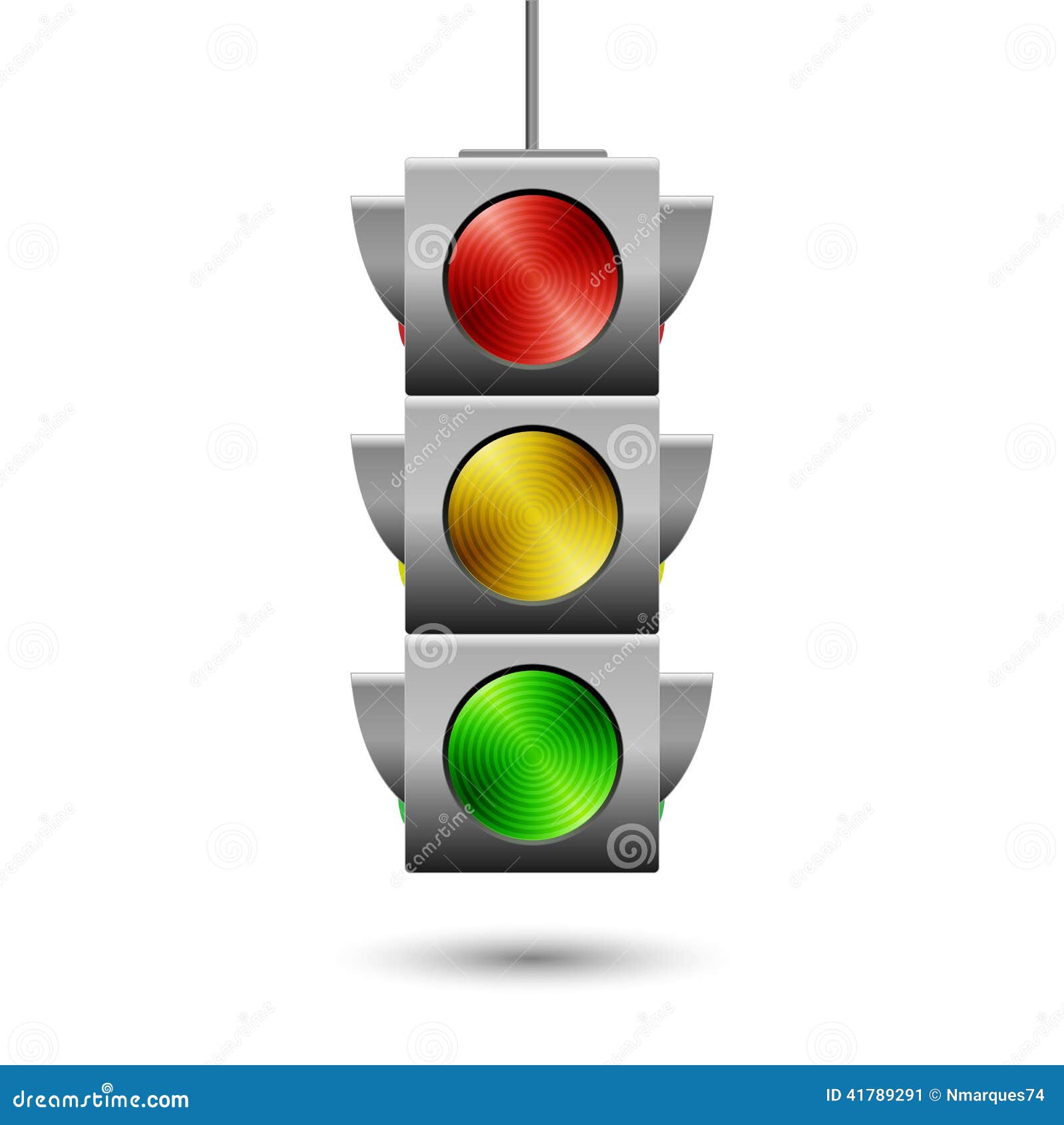 Feu de signalisation illustration de vecteur. Illustration du route ...