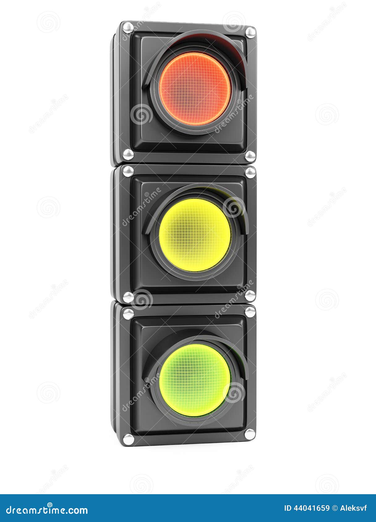 Feu de signalisation illustration stock. Illustration du vert - 44041659