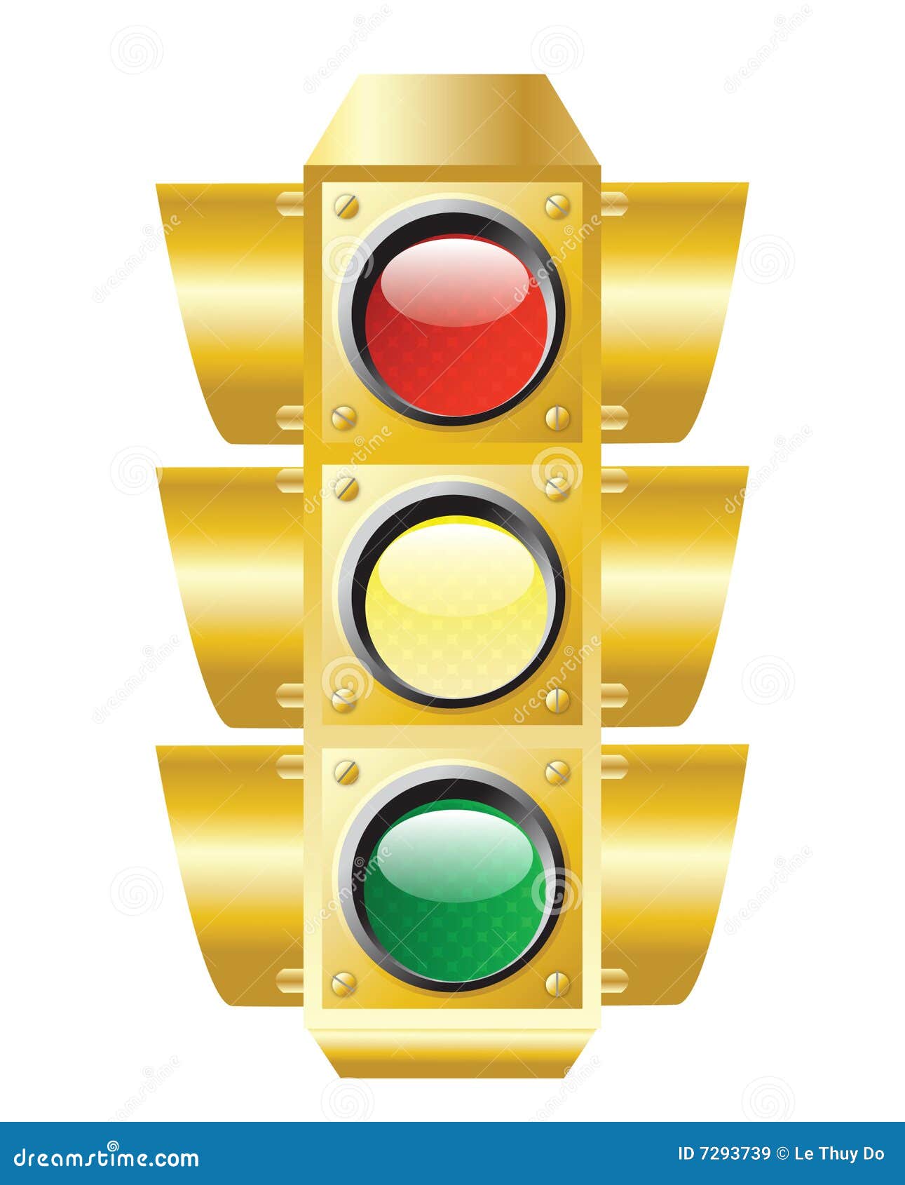 Feu de signalisation illustration stock. Illustration du sémaphore ...