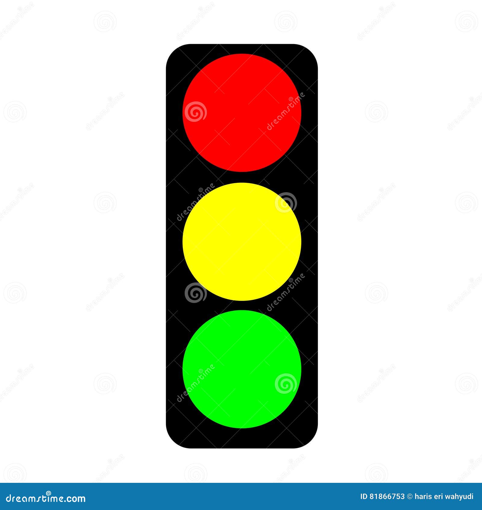 Feu de signalisation illustration stock. Illustration du règles - 81866753