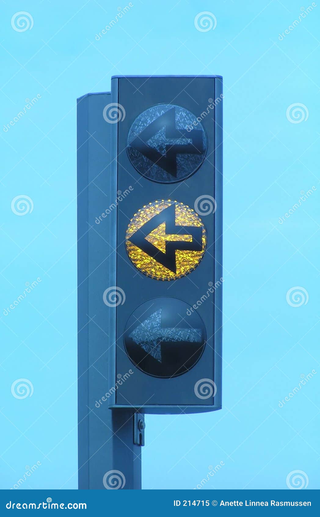 Feu de signalisation jaune image stock. Image du signal - 214715
