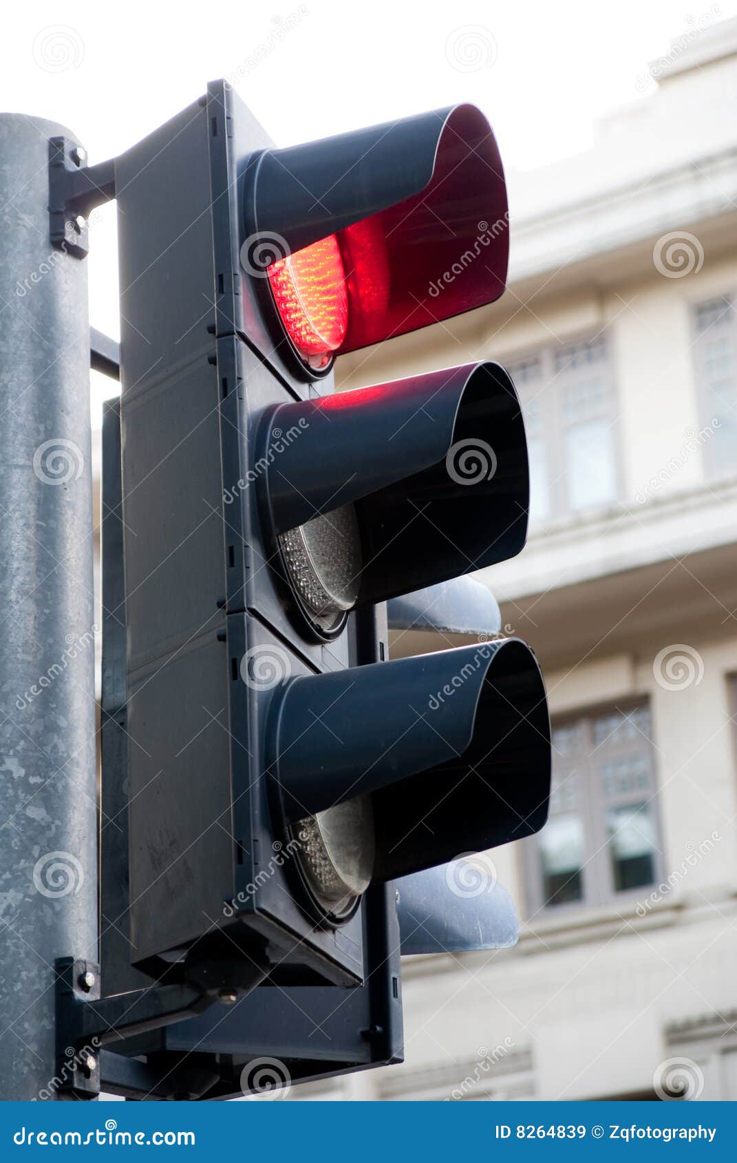 Feu de signalisation rouge image stock. Image du sens - 8264839