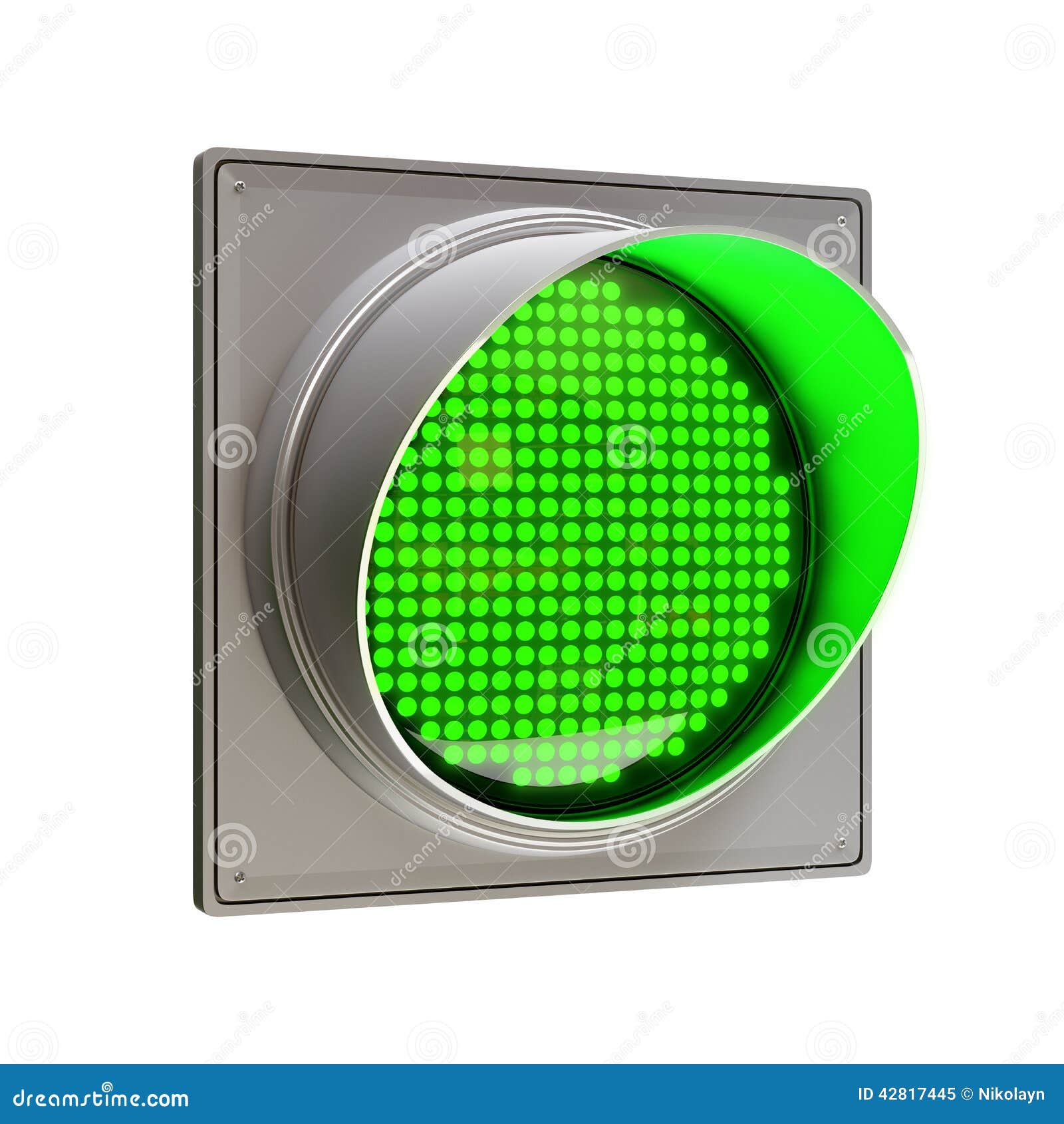 Feu de signalisation vert illustration stock. Illustration du garantie ...