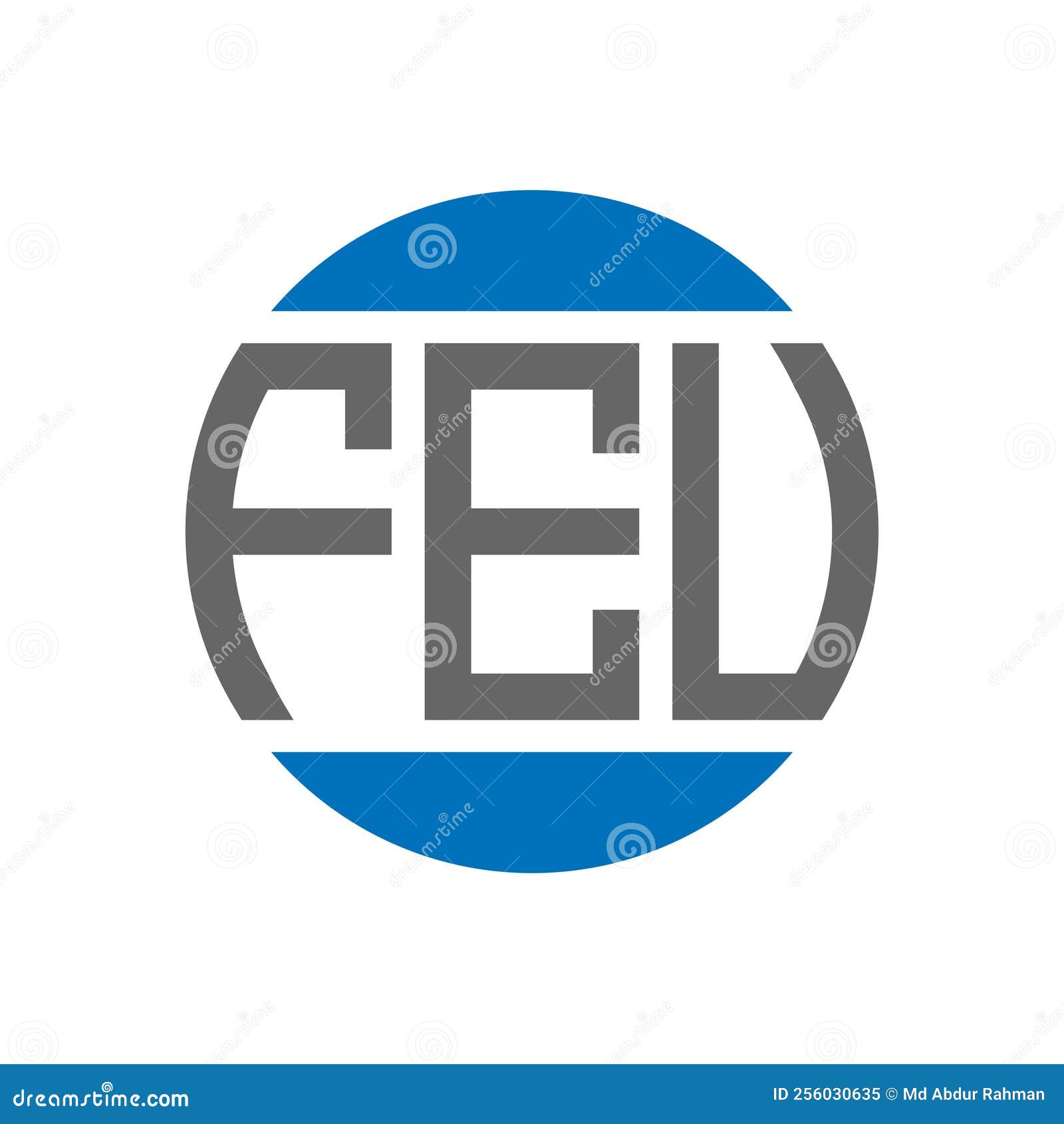 FEU Letter Logo Design on White Background. FEU Creative Initials ...
