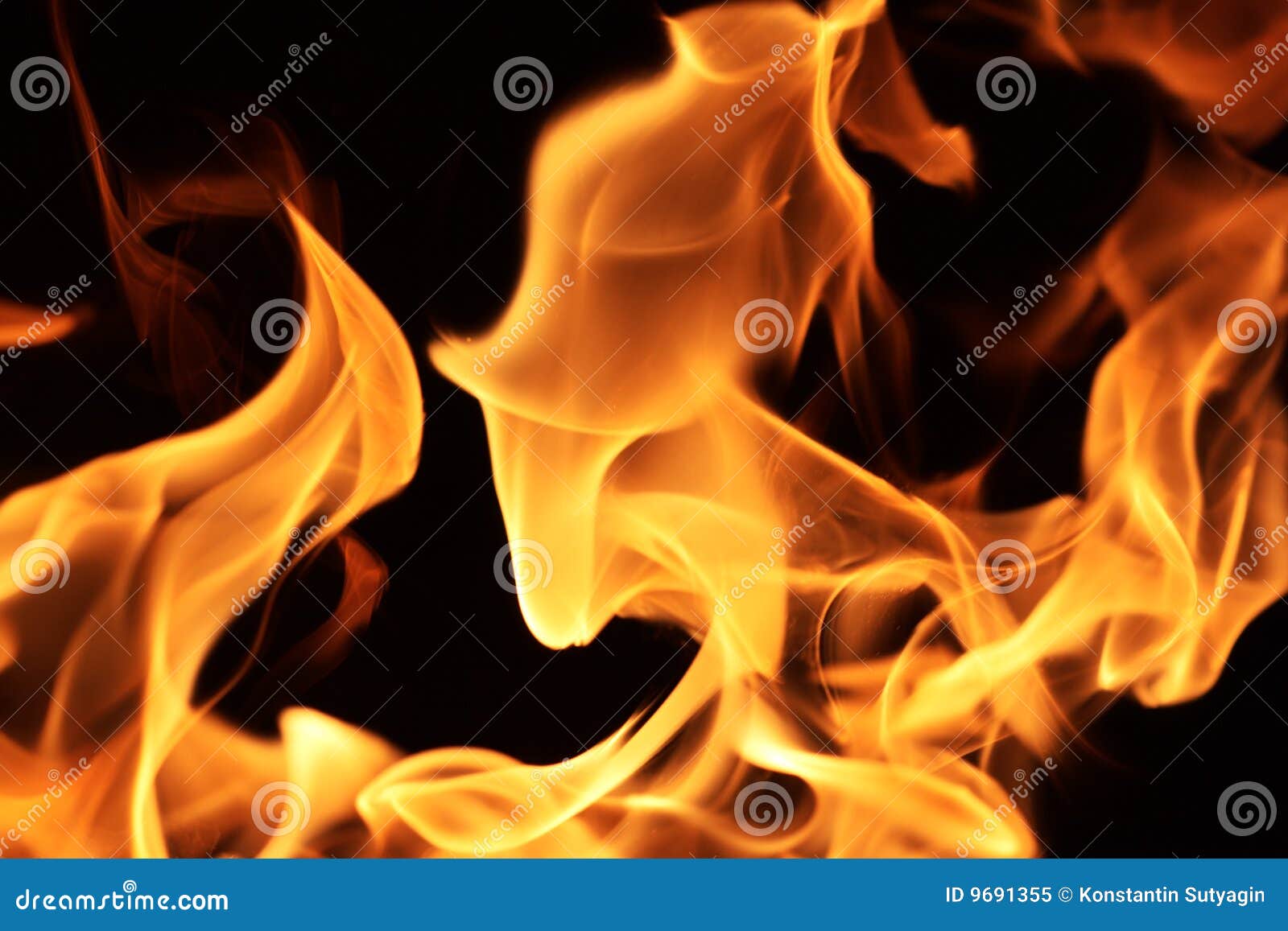 Feuerflammen stockbild. Bild von hell, kamin, element - 9691355