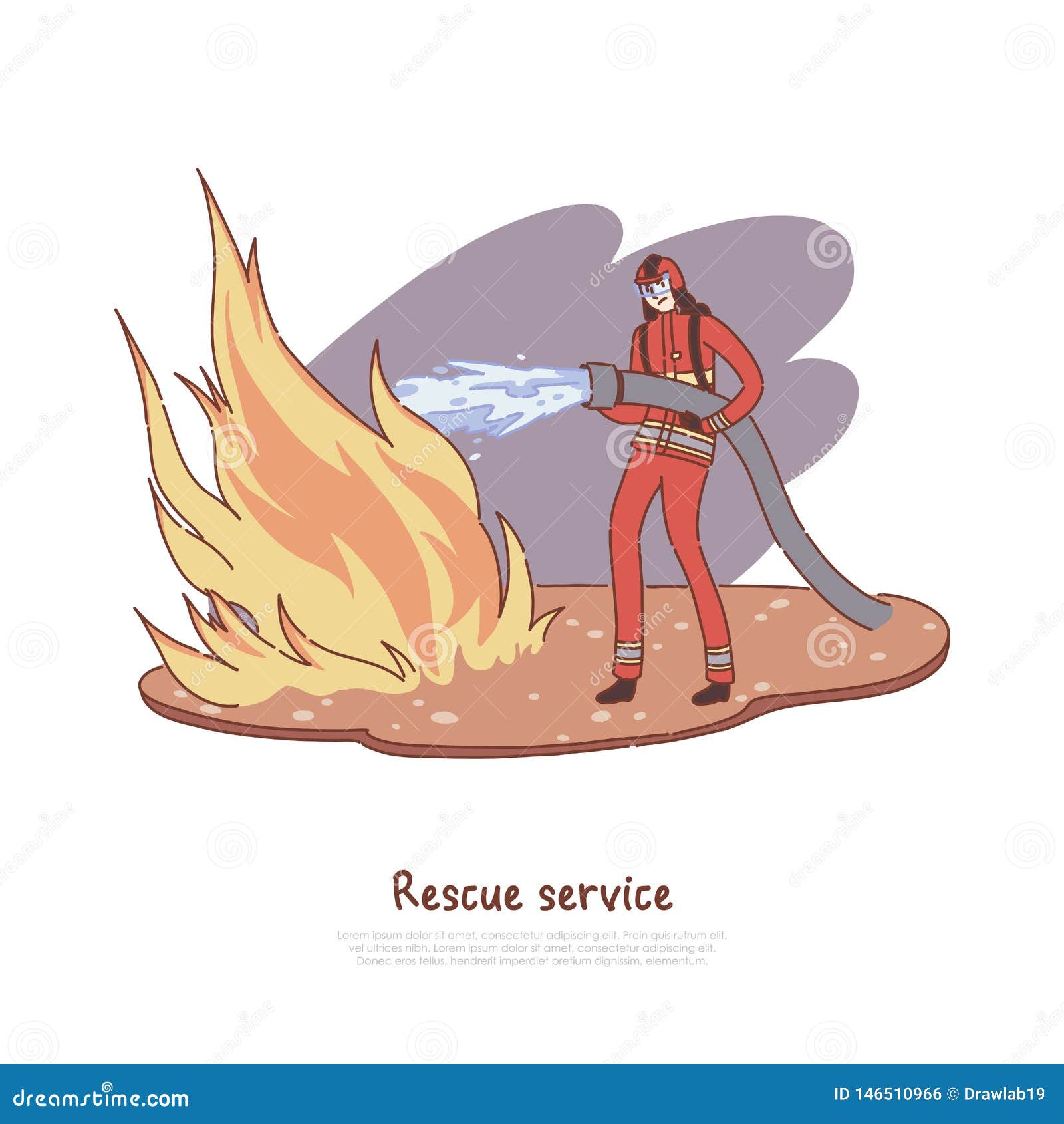 Feuerwehrmann Setzt Heraus Feuer Mit Wasser, Tapferer Feuerwehrmann Im ... Feuerwehrmann Setzt Heraus Feuer Mit Wasser, Tapferer Feuerwehrmann Im ...