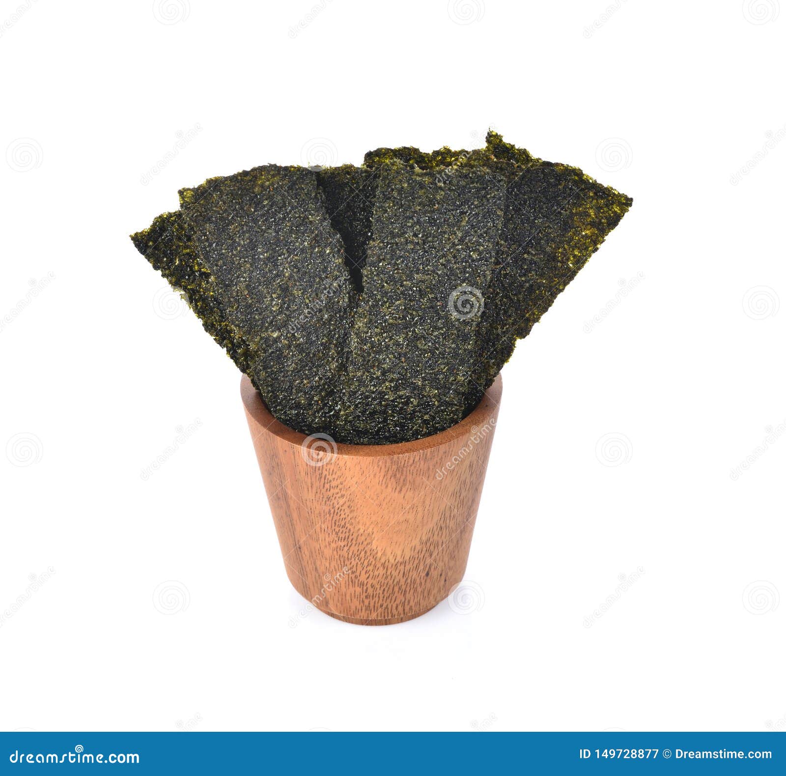 Feuille D'algue S?che, Algue Croustillante D'isolement Sur Le Fond ... Feuille D'algue S?che, Algue Croustillante D'isolement Sur Le Fond ...