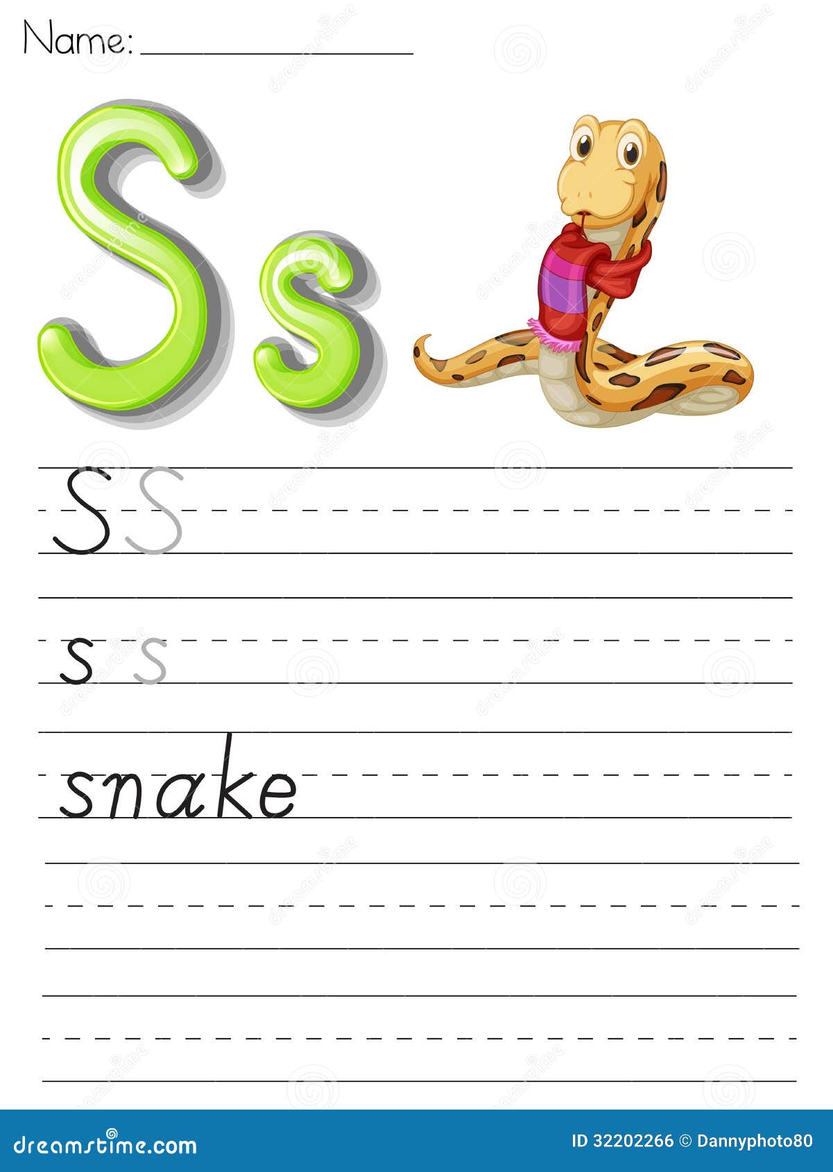 Feuille d'alphabet illustration de vecteur. Illustration du couleur ...