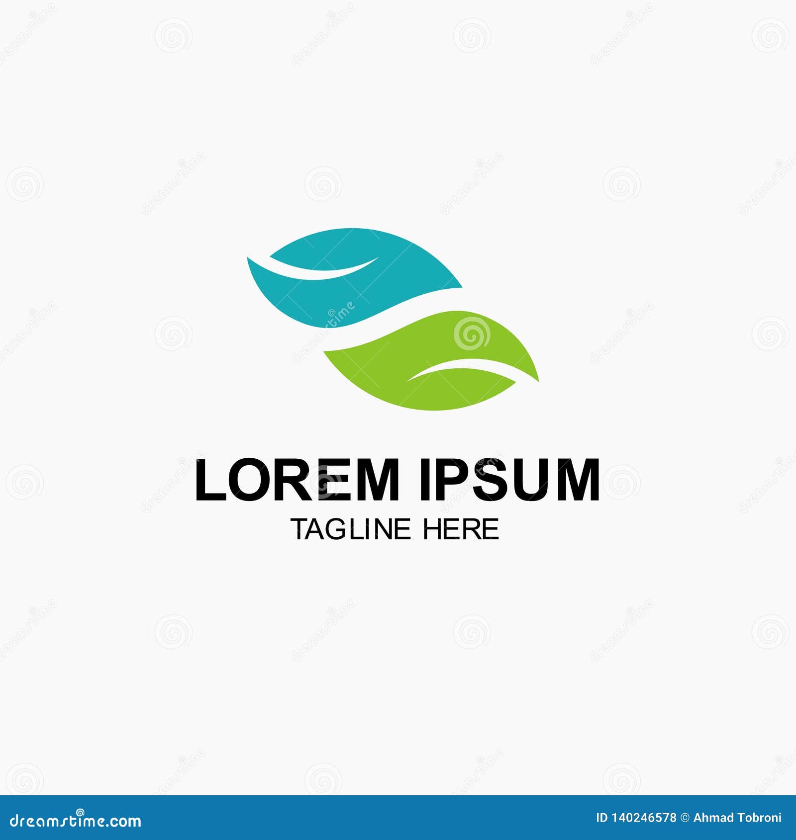 Feuille Logo Vector Template Design Illustration Illustration de ...