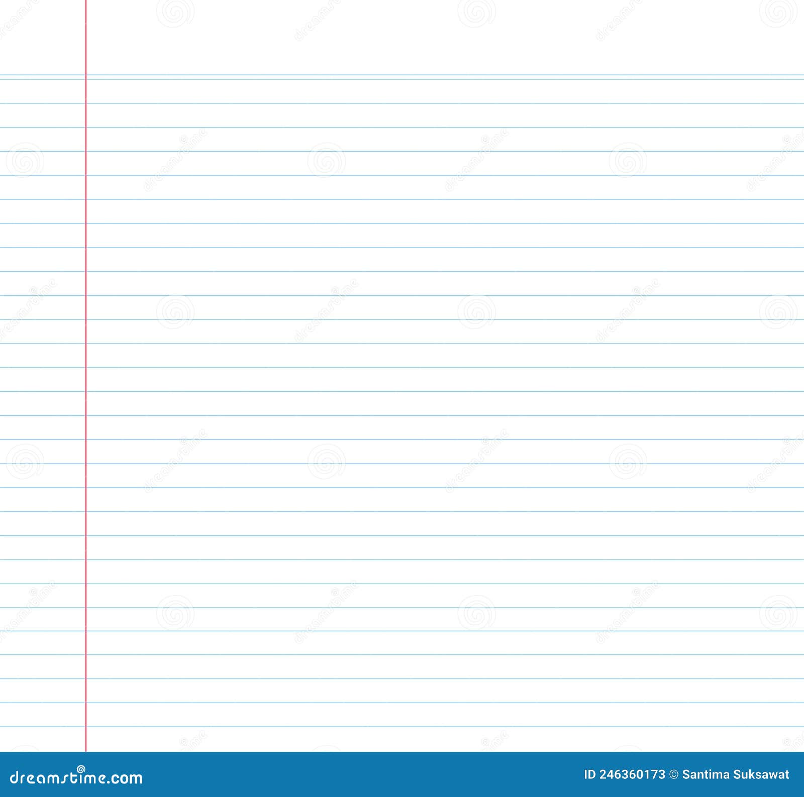 Feuille Papier De Bloc-notes Vierge Avec Illustration Vectorielle De ...