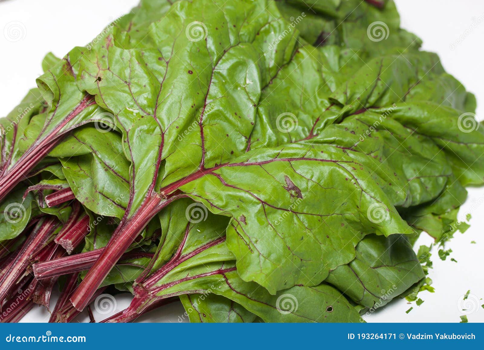 Feuilles Des Collets De Betteraves Sur La Surface De La Table. Dans Les ...