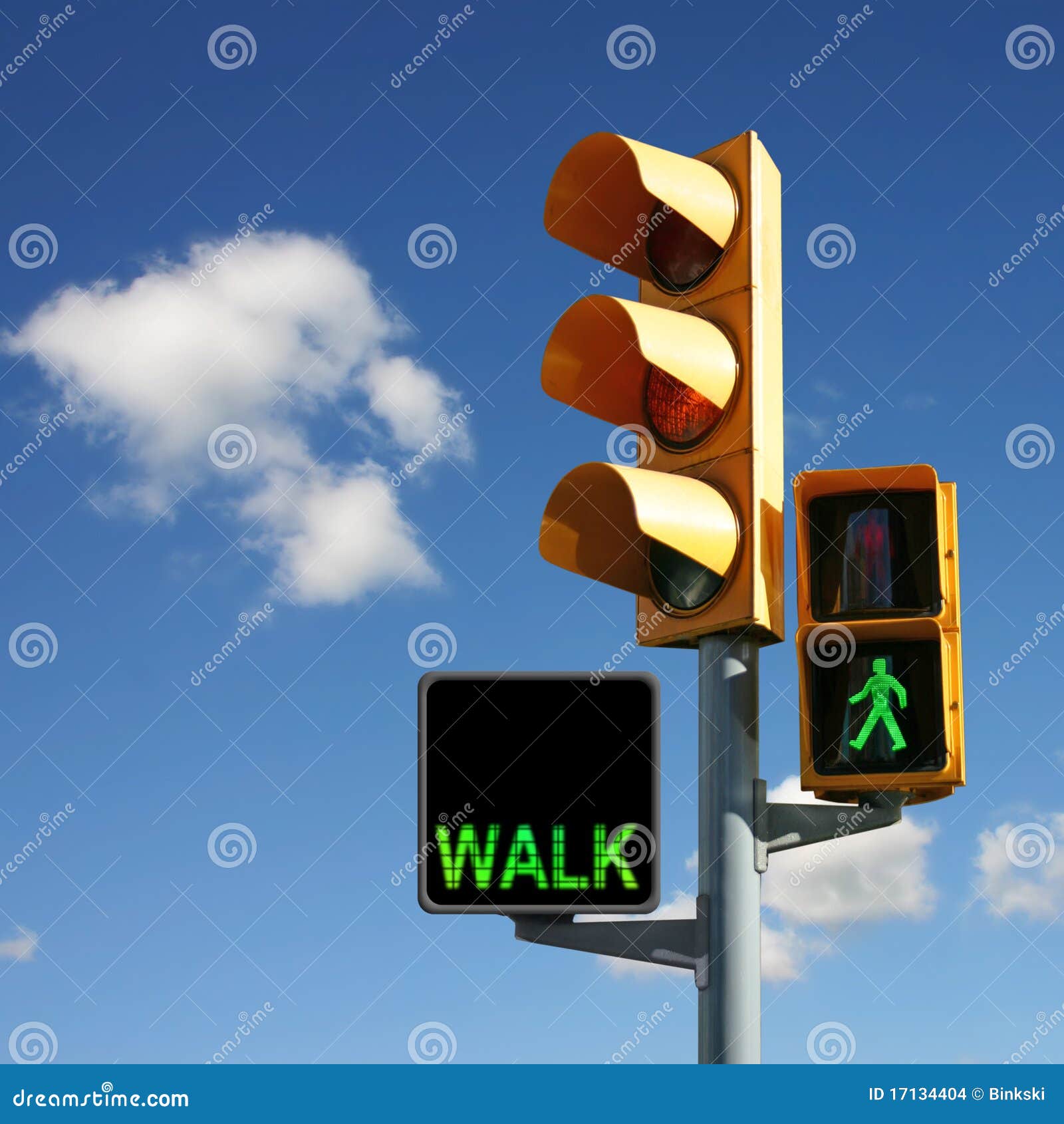 Feux de signalisation photo stock. Image du piéton, route - 17134404