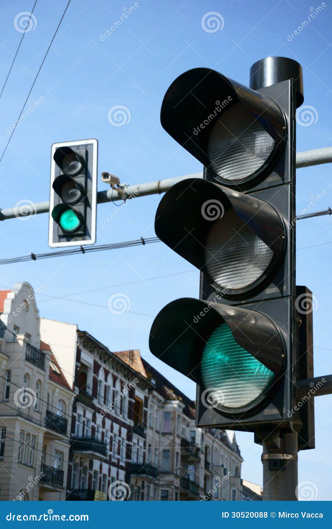 Feux de signalisation photo stock éditorial. Image du poznan - 30520088