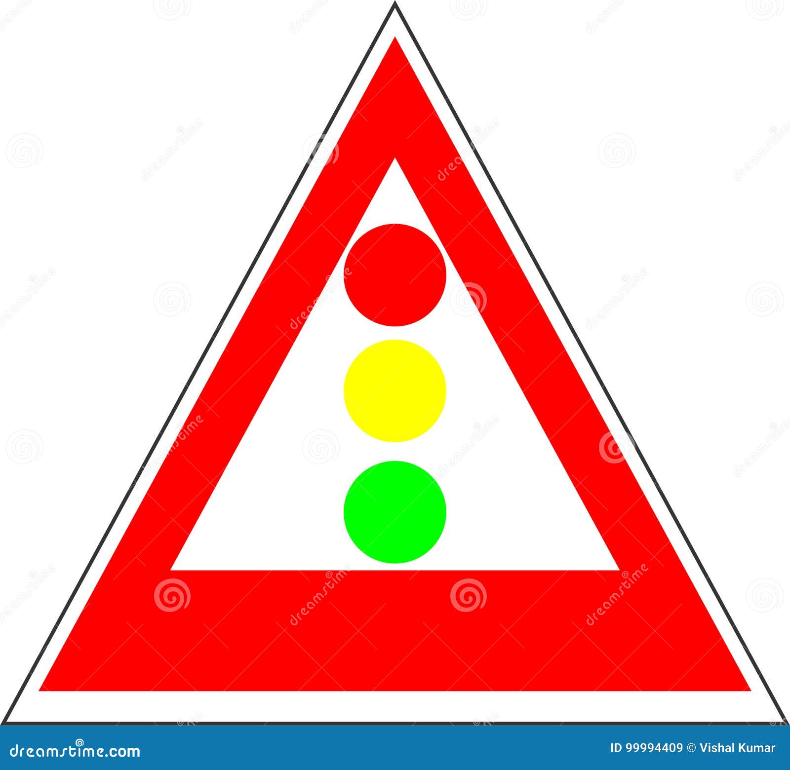 Feux Et Signes De Signalisation Illustration de Vecteur - Illustration ...