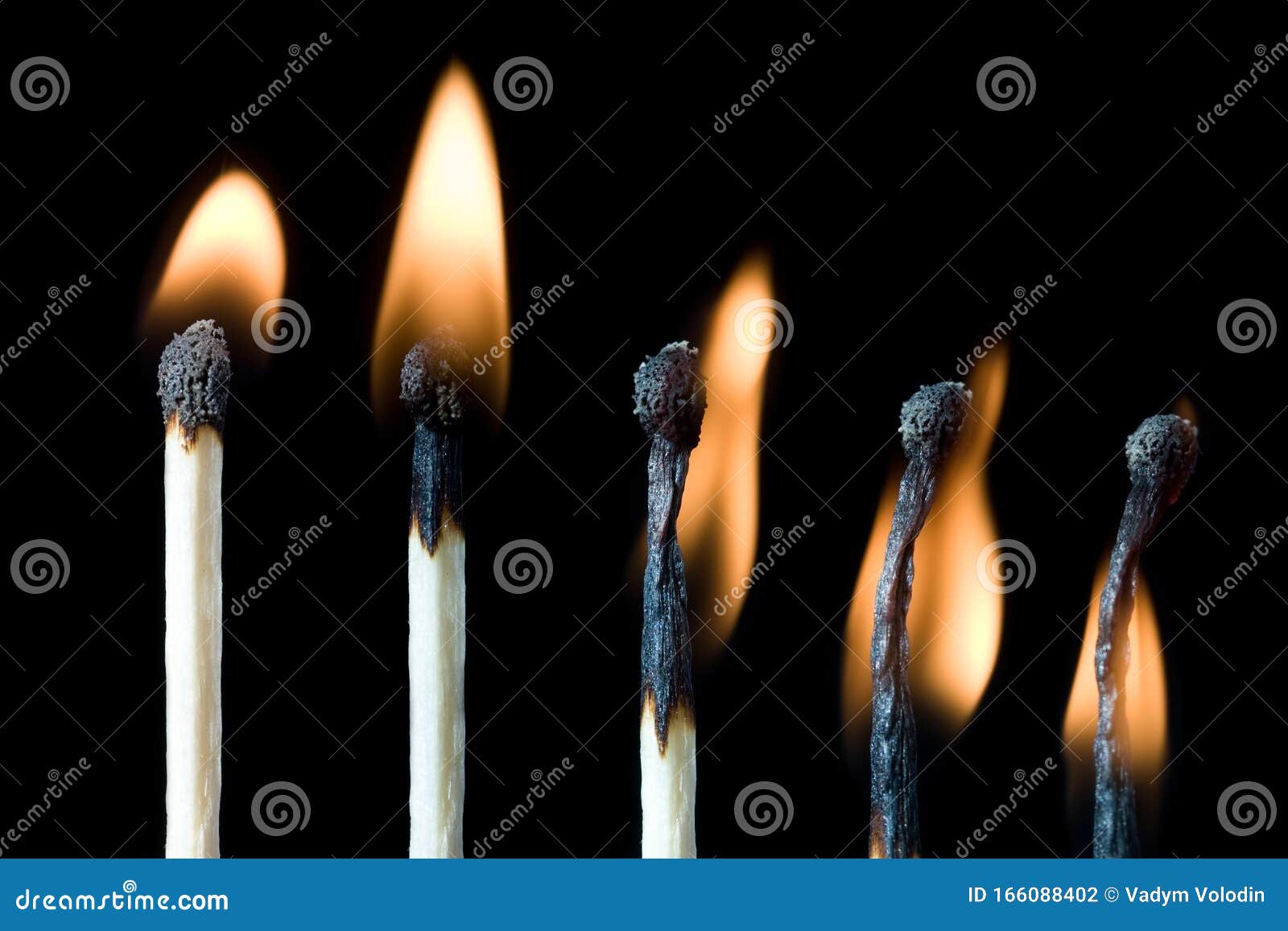 Feve matches on the fire stock photo. Image of blaze - 166088402
