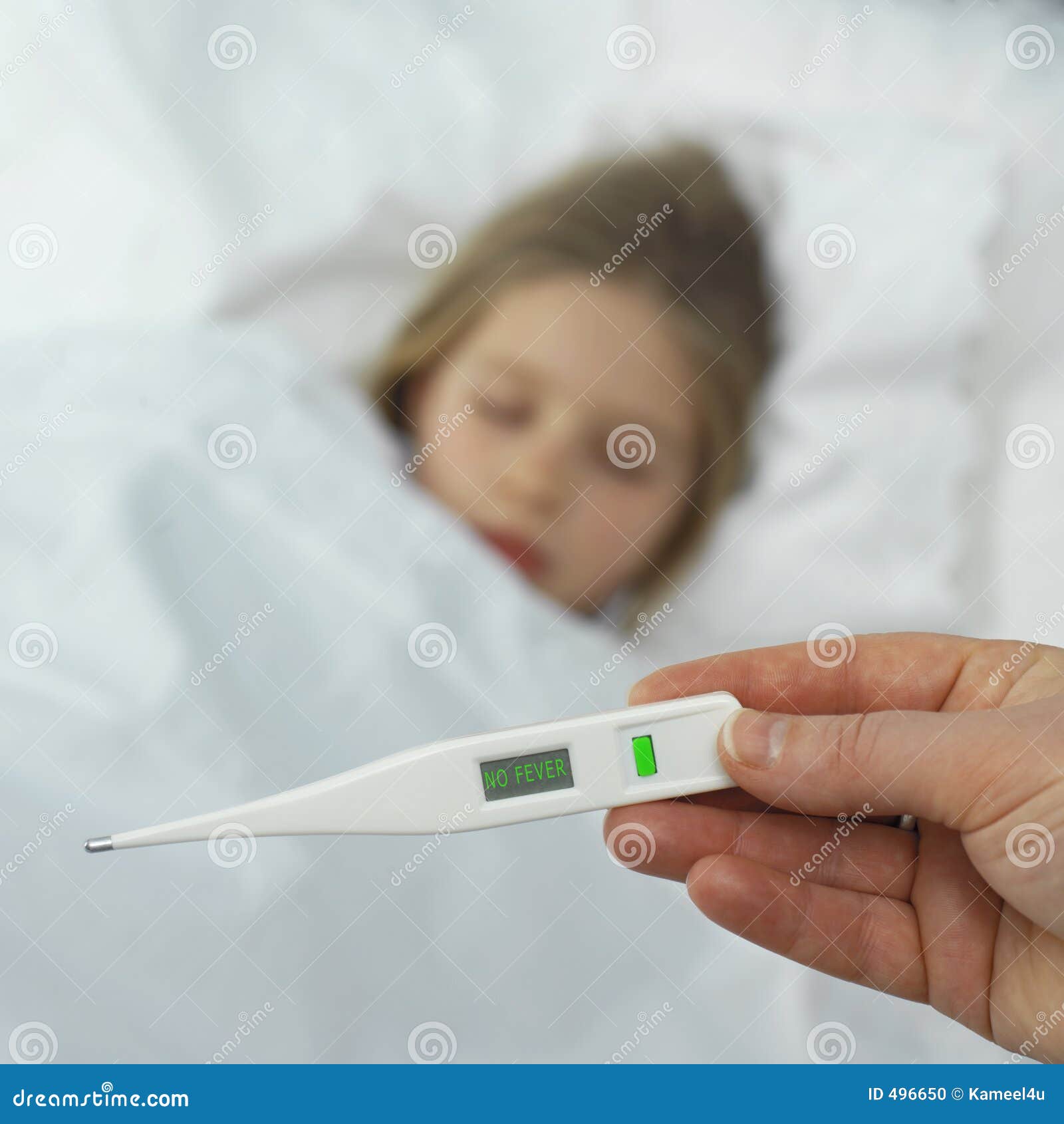 Fever ? stock photo. Image of taking, healthcare, medical - 496650