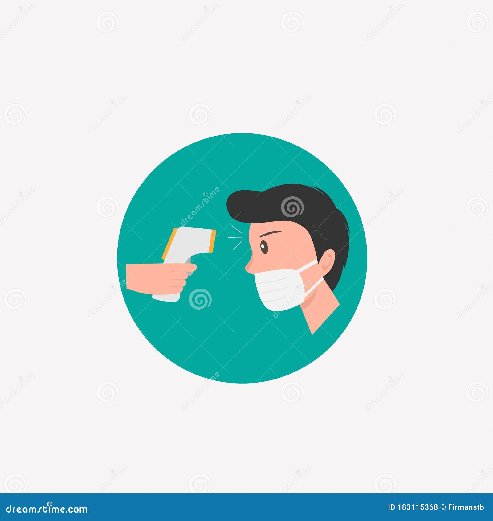 Fever Check, Temperature Check Icon Design Vector Template Stock Vector ...