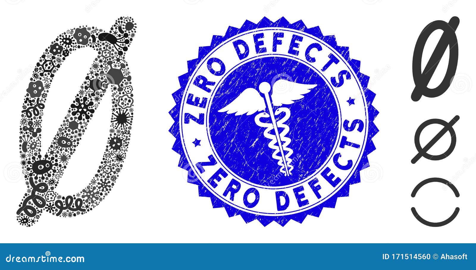 Zero Defects Vector Illustration | CartoonDealer.com #82273572