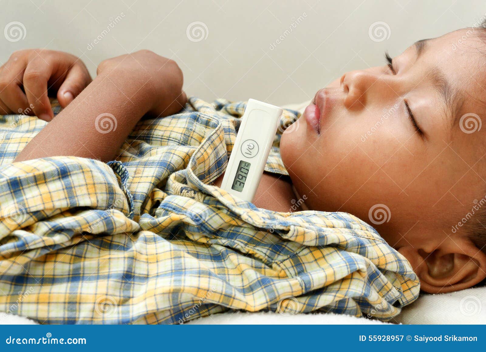 Fever. stock image. Image of illness, measure, comfortable - 55928957