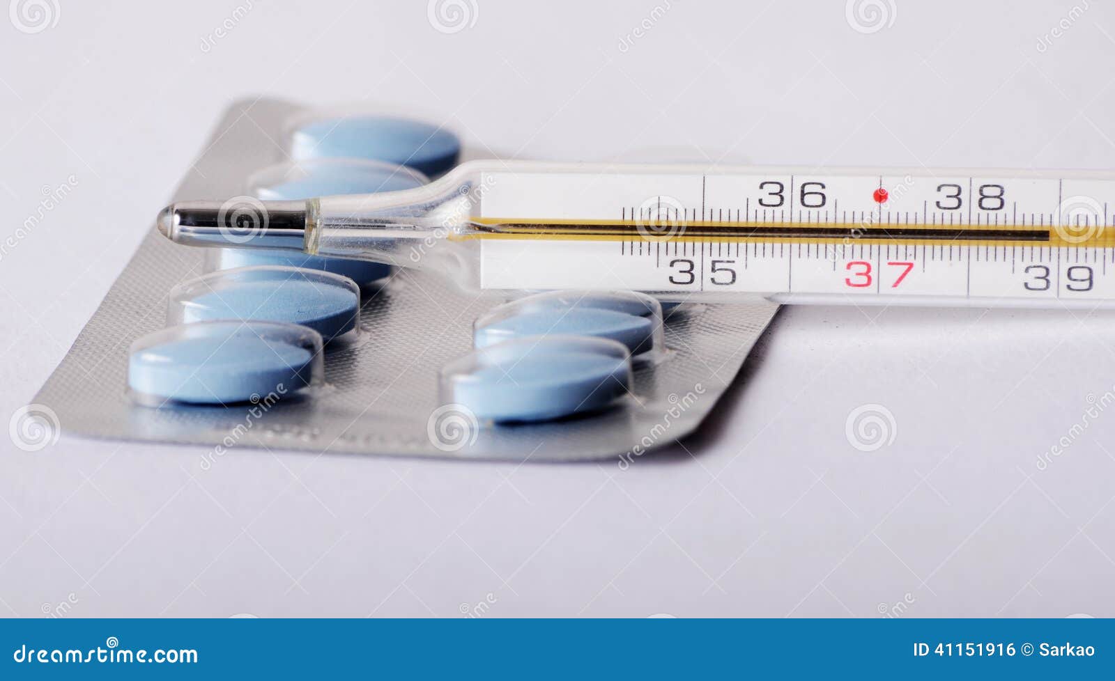 Fever stock photo. Image of blue, sick, pills, illness - 41151916
