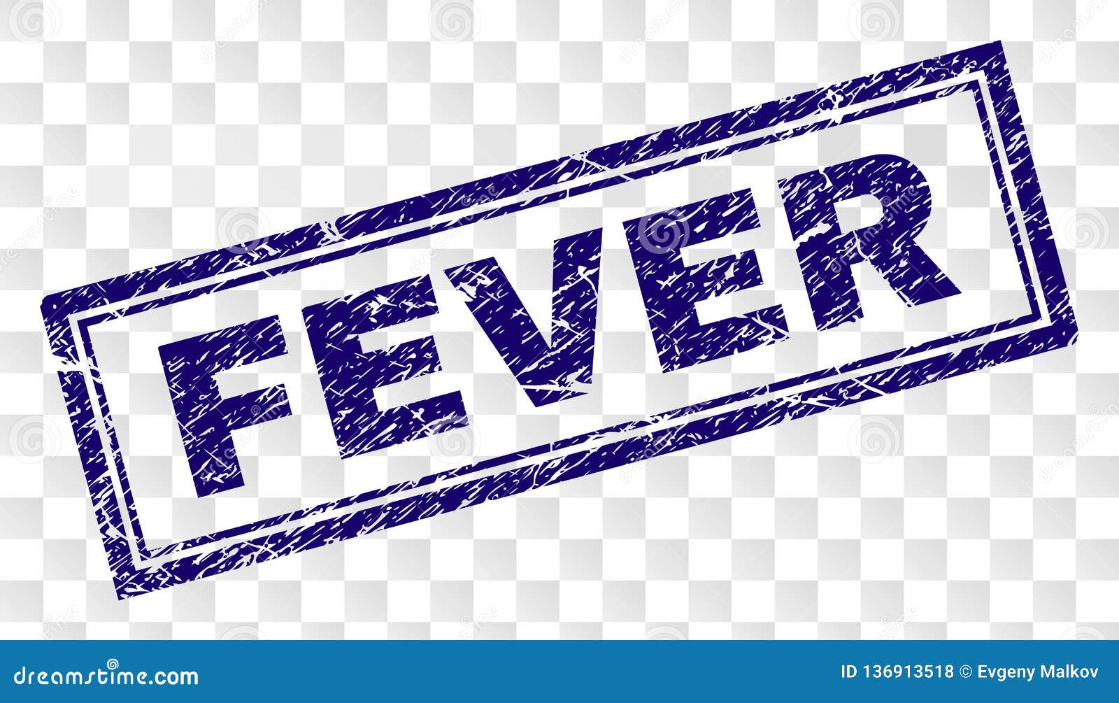 Scratched FEVER Rectangle Stamp Stock Vector - Illustration of hazard ...