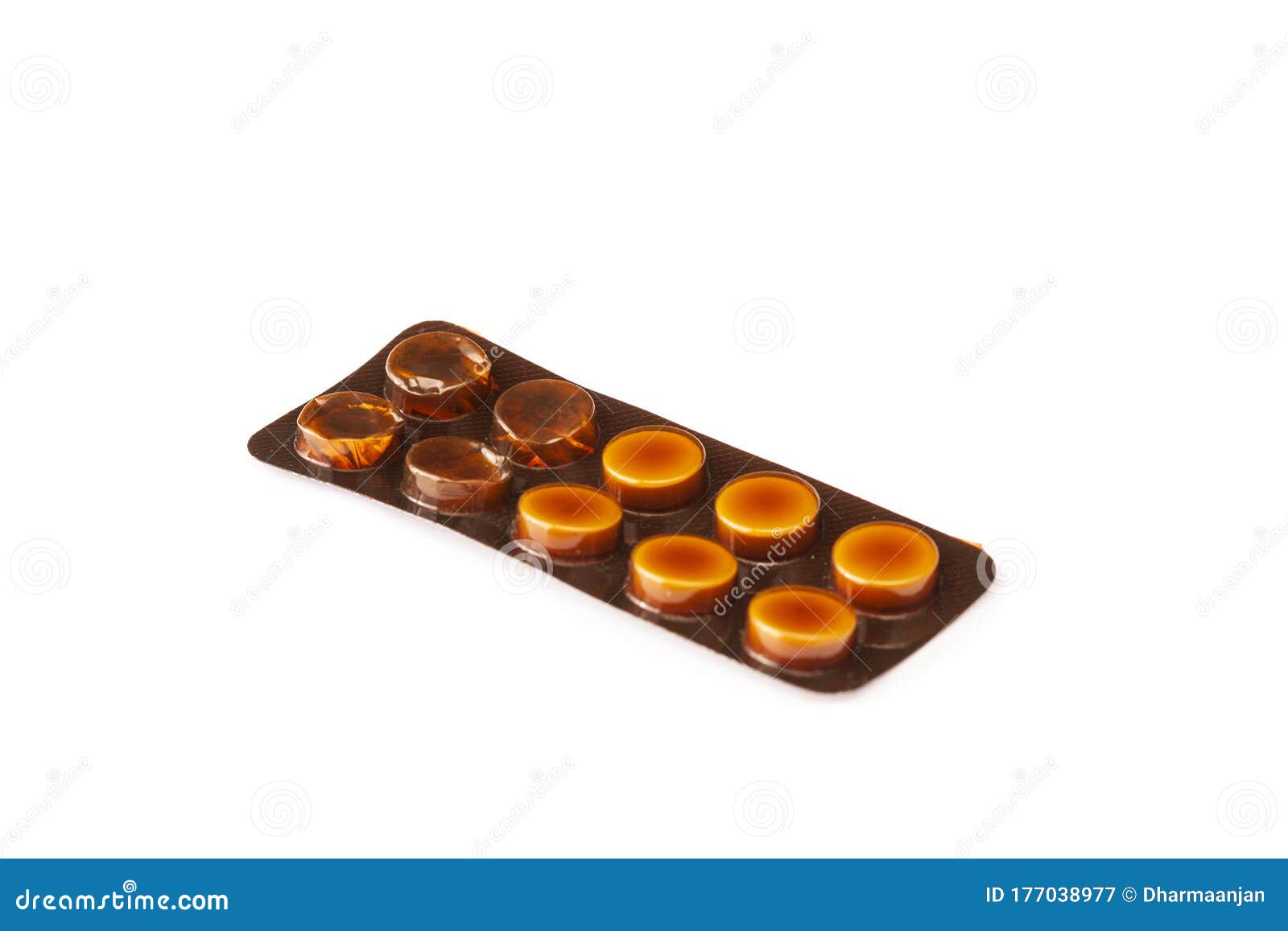 Fever Tablet Package on White Background Stock Image - Image of ...