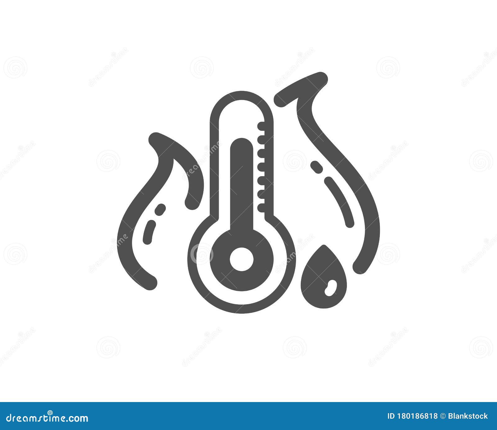 Fever Temperature Icon. Thermometer Sign. Vector Stock Vector ...