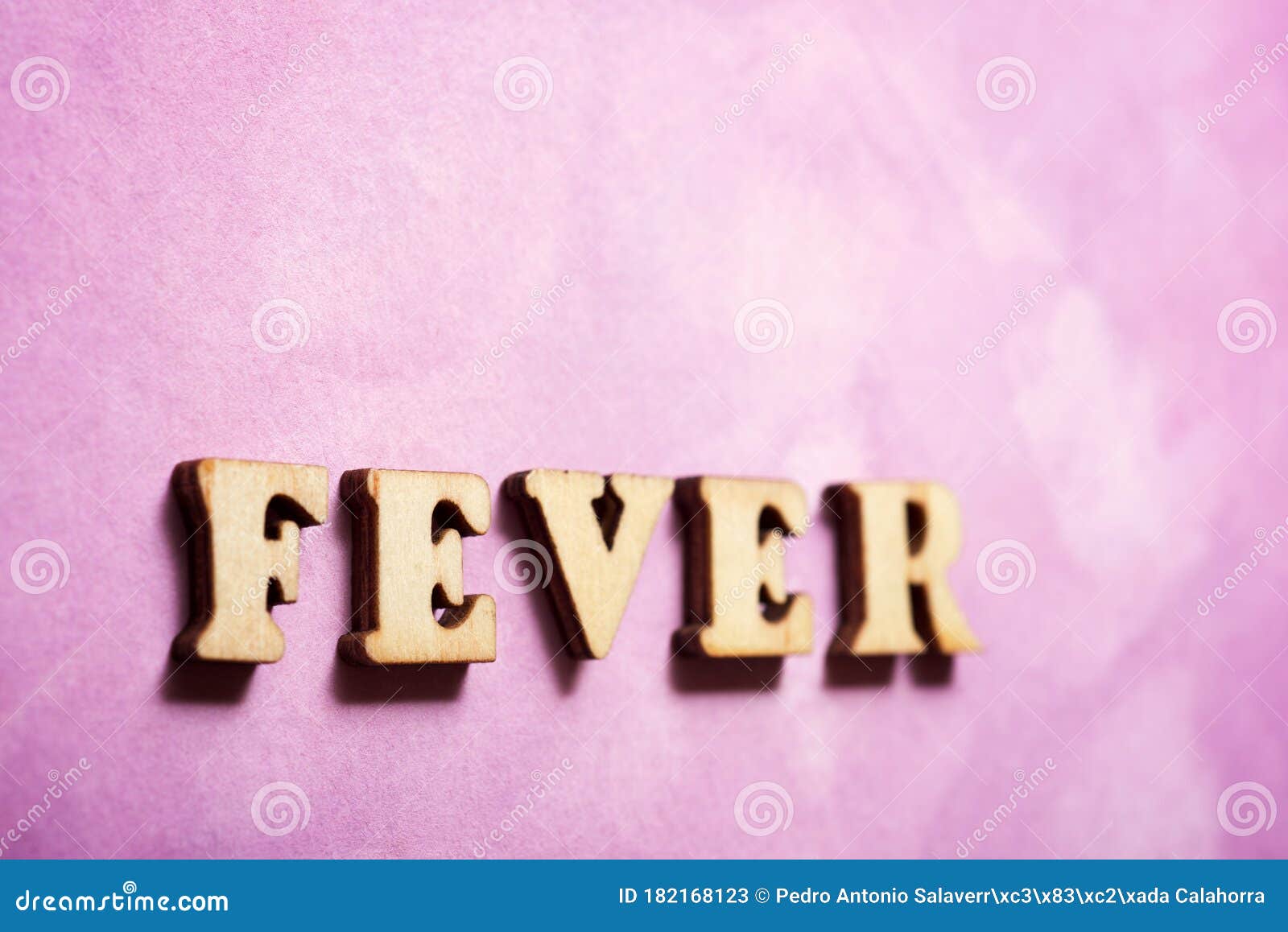 Fever text view stock image. Image of letter, fever - 182168123