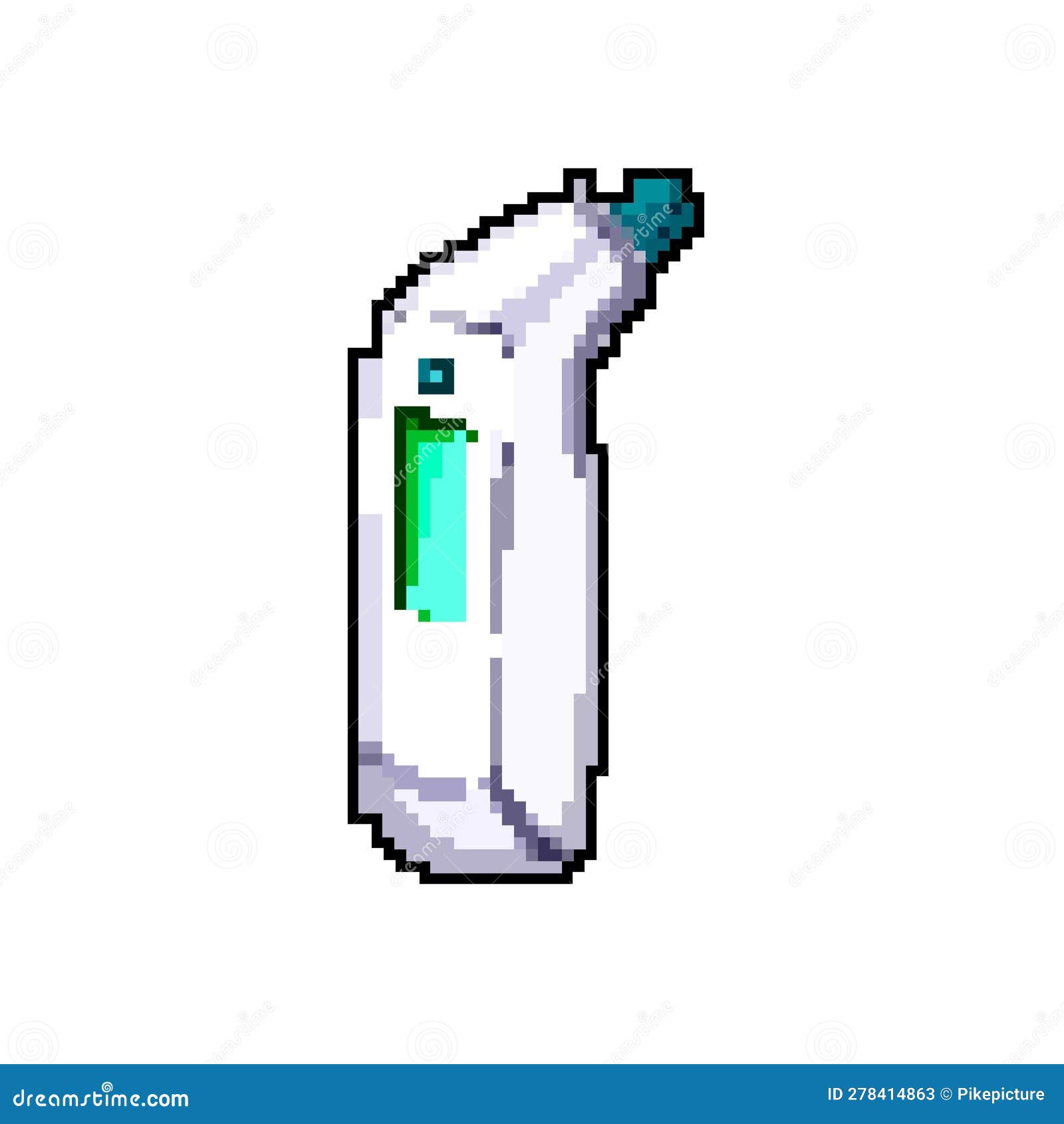 Fever Thermometer Game Pixel Art Vector Illustration Stock Vector ...