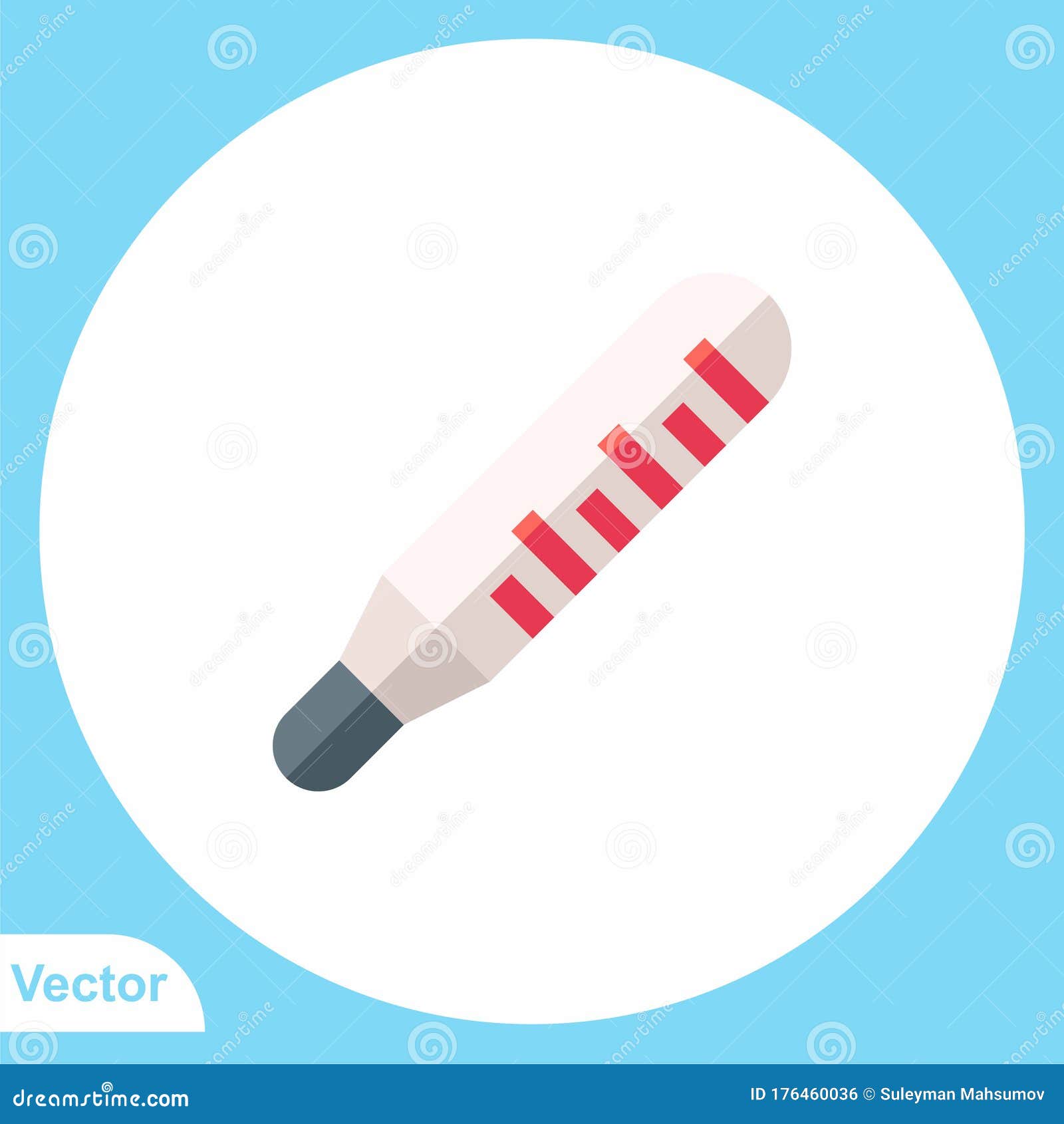 Fever Vector Icon Sign Symbol Stock Vector - Illustration of medicine ...