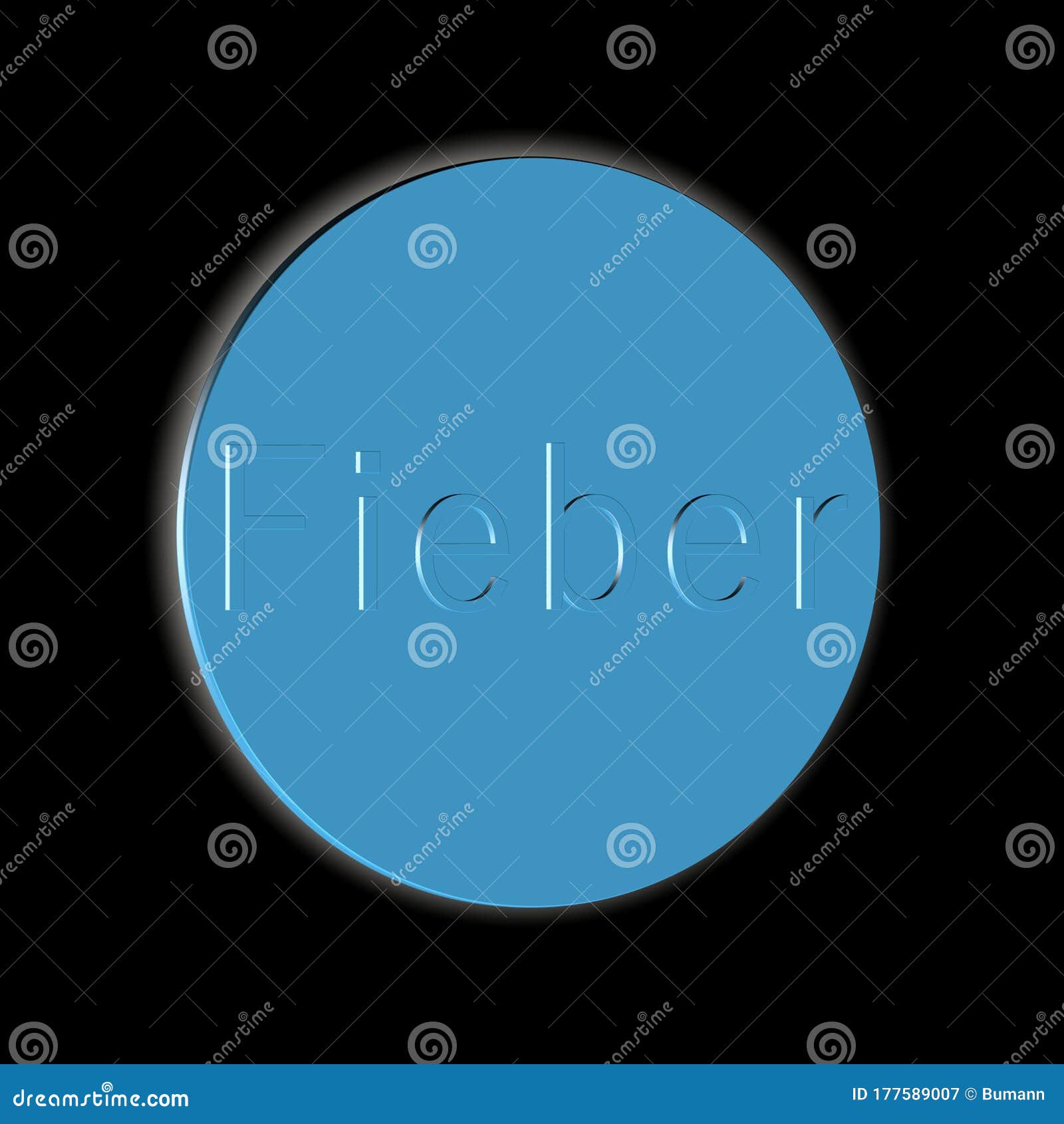 Fever - Word or Text As 3D Illustration, 3D Rendering Stock ...