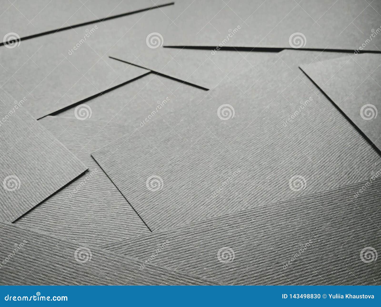 Few Black Papers Folded on Table Close Up Texture Close Up Stock Photo ...