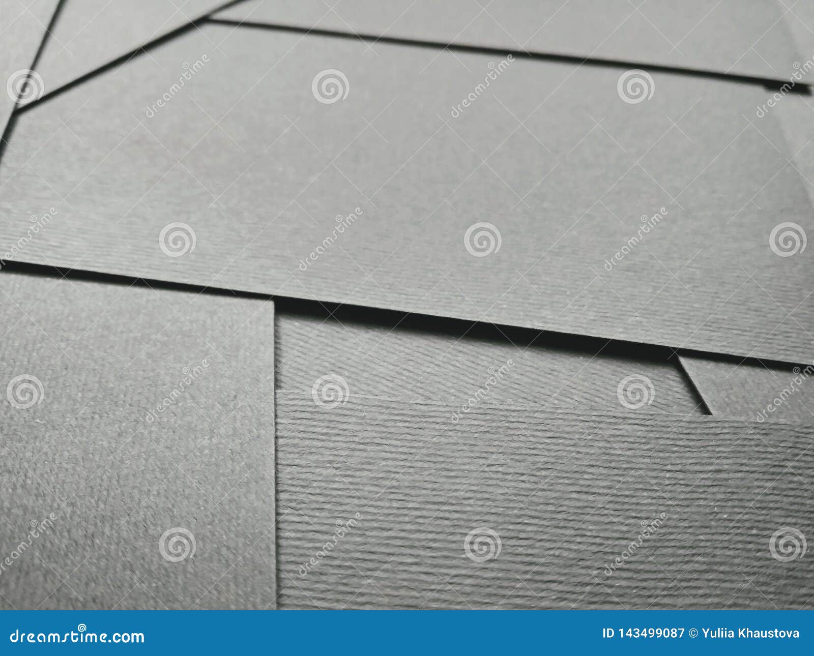 Few Black Papers Folded on Table Close Up Texture Close Up Stock Image ...