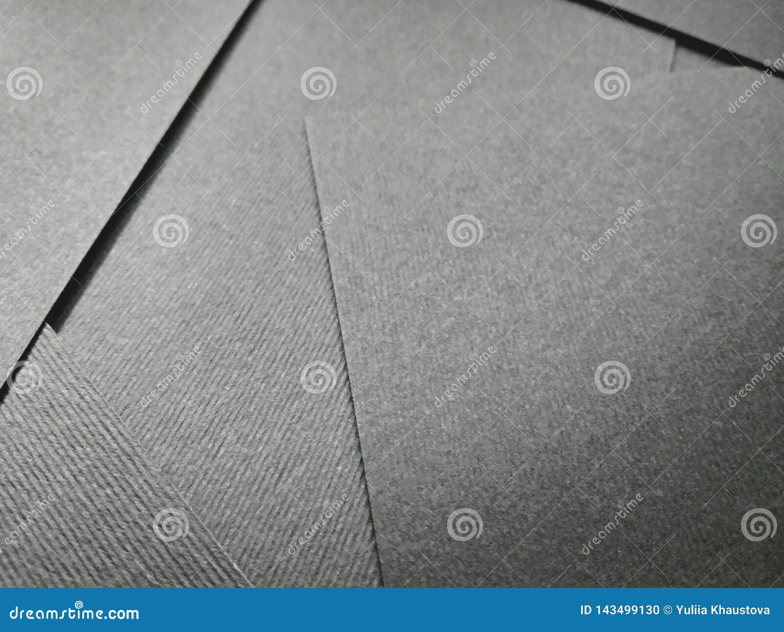 Few Black Papers Folded on Table Close Up Texture Close Up Stock Photo ...